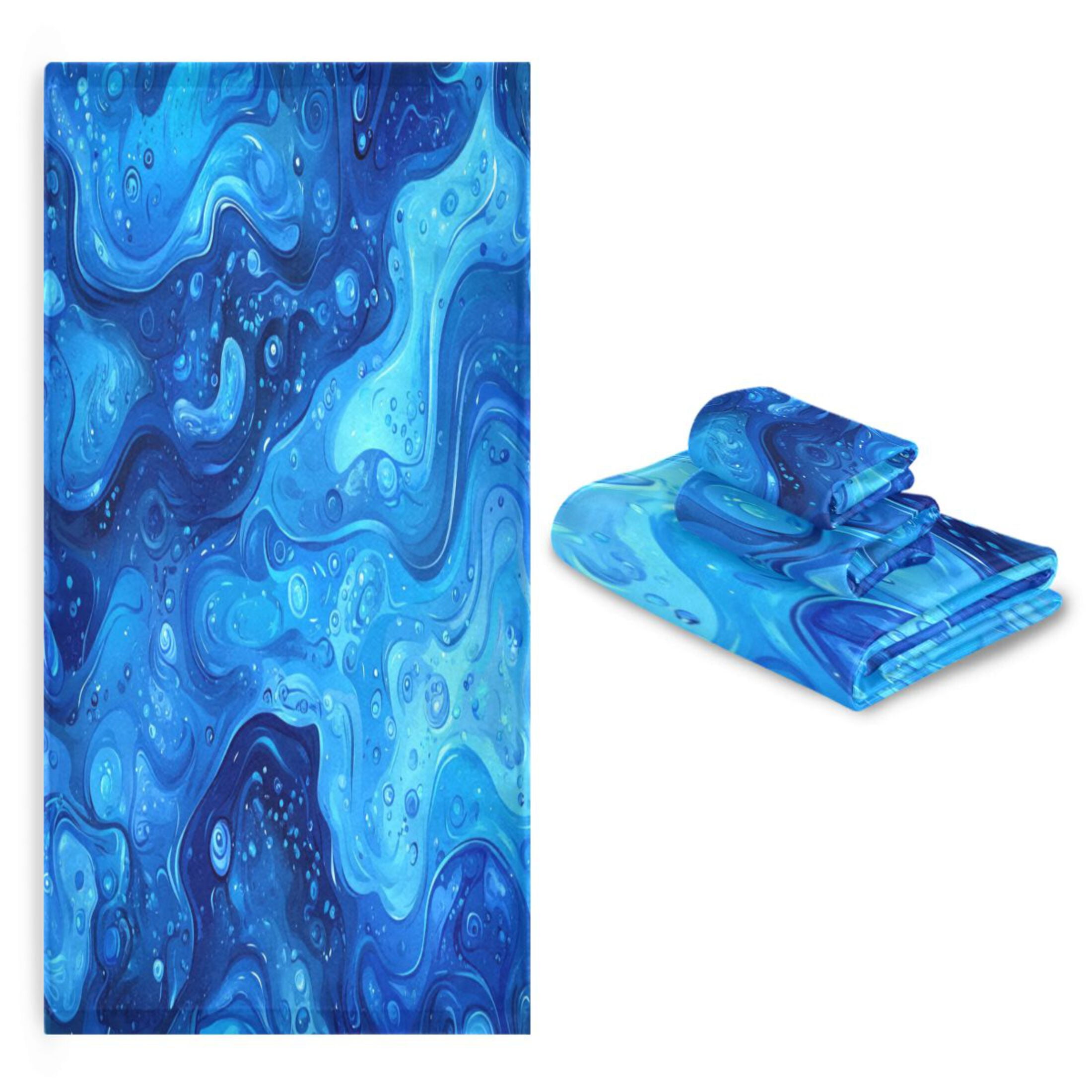 3 Pack Towel Set with Bath Towels, Hand Towels & Washcloths for ...