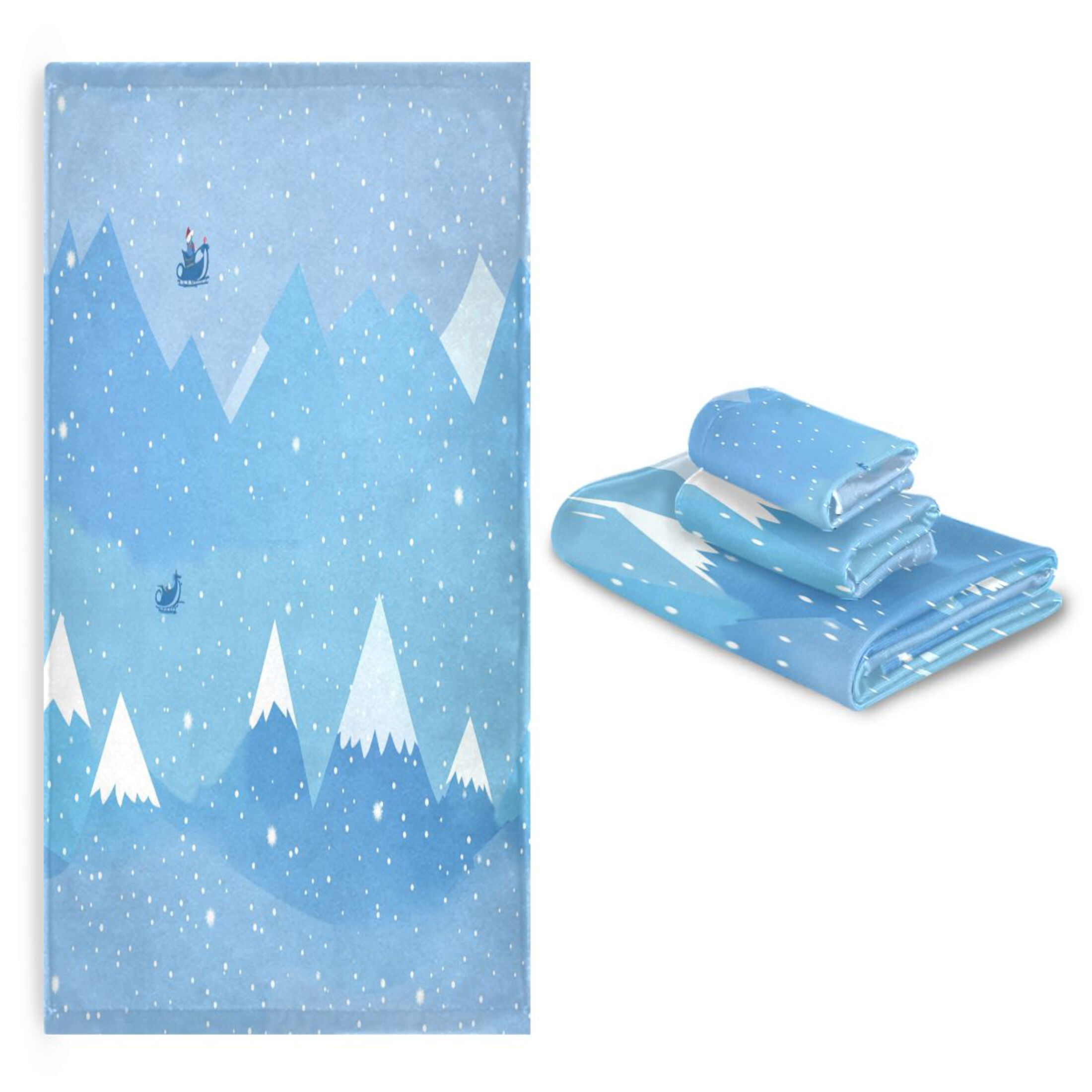 3 Pack Towel Set with Bath Towels, Hand Towels & Washcloths for ...