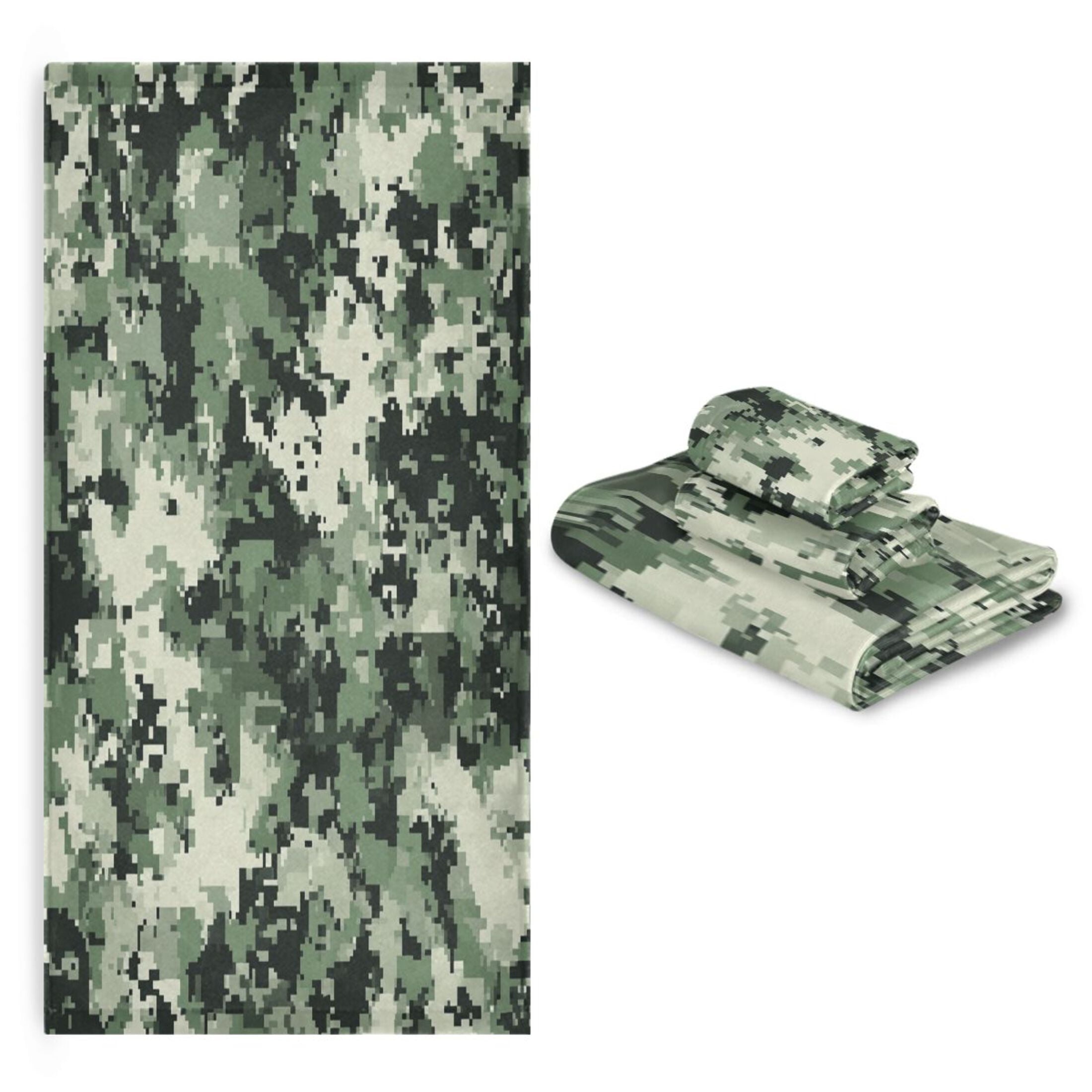 3 Pack Towel Set with Bath Towels, Hand Towels & Washcloths for ...