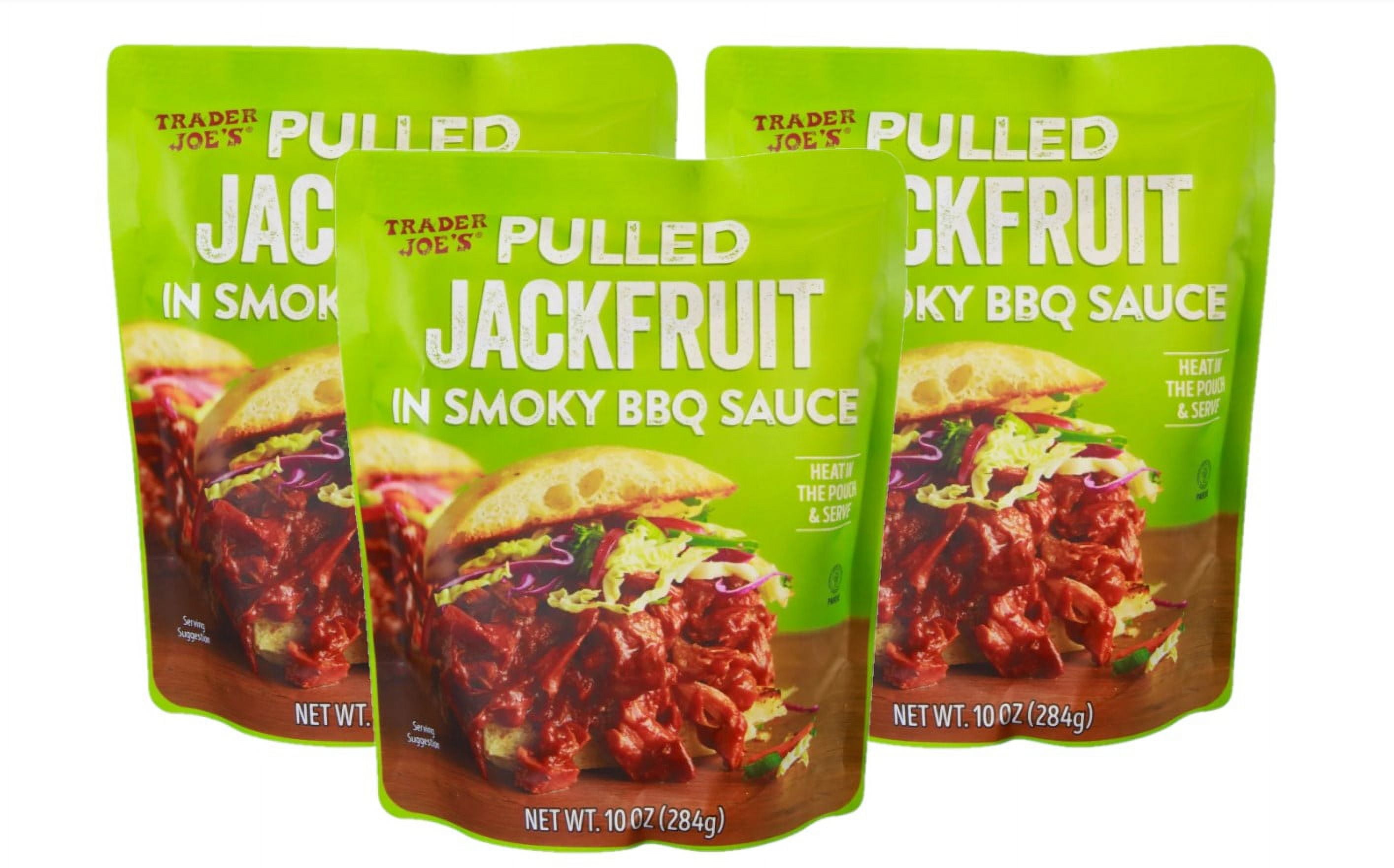 3 Pack | Trader Joe's Pulled Jackfruit in Smoky BBQ Sauce, 10 Oz ... 3 Pack | Trader Joe's Pulled Jackfruit in Smoky BBQ Sauce, 10 Oz ...