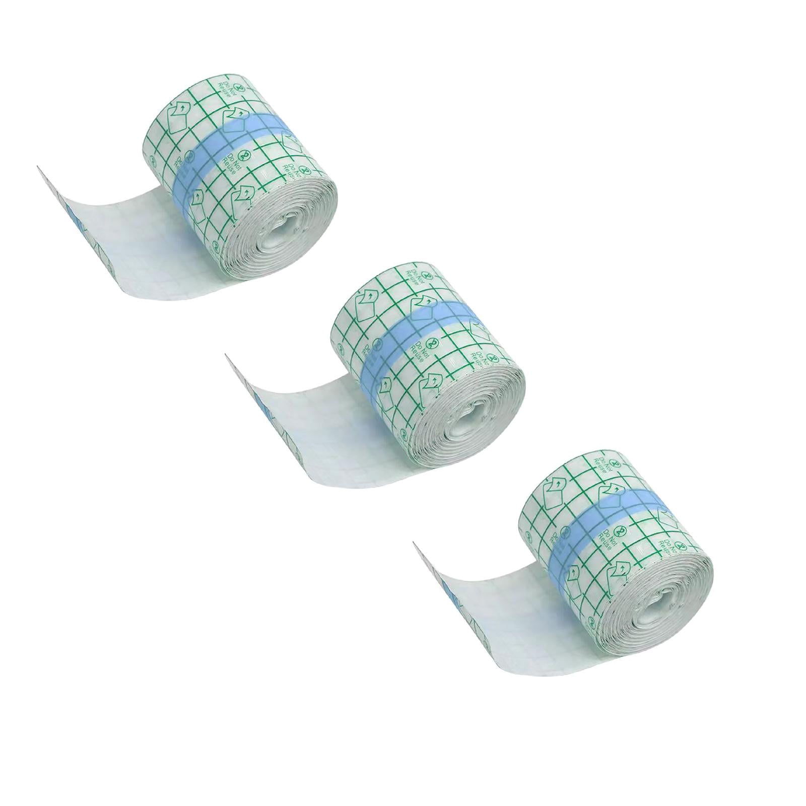 3 Pack Transparent Film Dressing, Adhesive Bandage Waterproof Clear ...