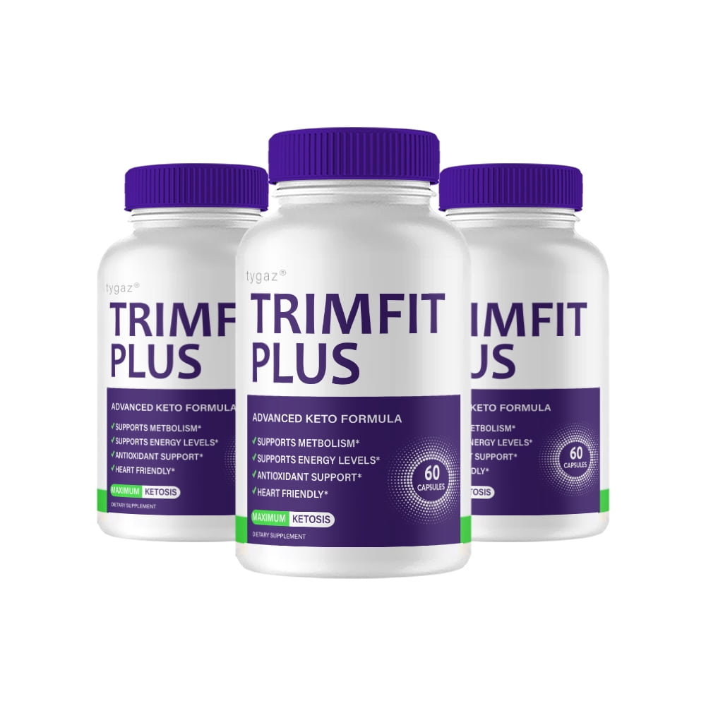 (3 Pack) Trimfit Plus - Trim Fit Plus Keto Capsules - Walmart.com