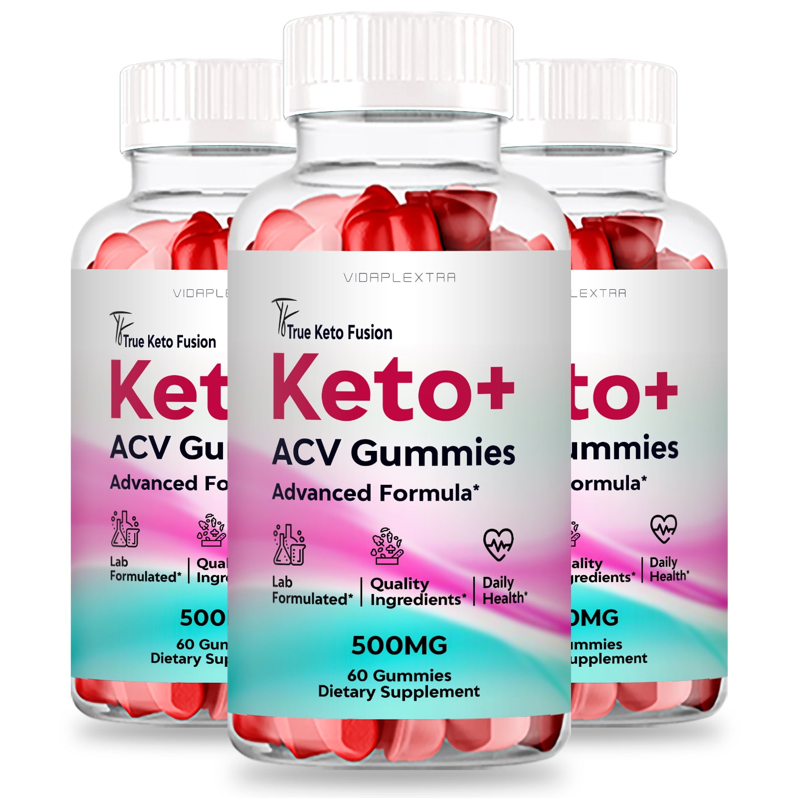 (3 Pack) True Keto Fusion Gummies - True Keto Fusion Gummies - Walmart.com