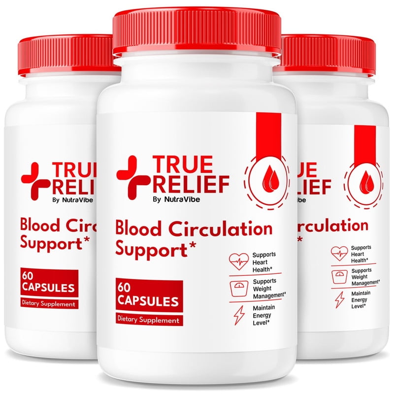 (3 Pack) True Relief Blood Balance Capsules - Original TrueRelief Pills ...
