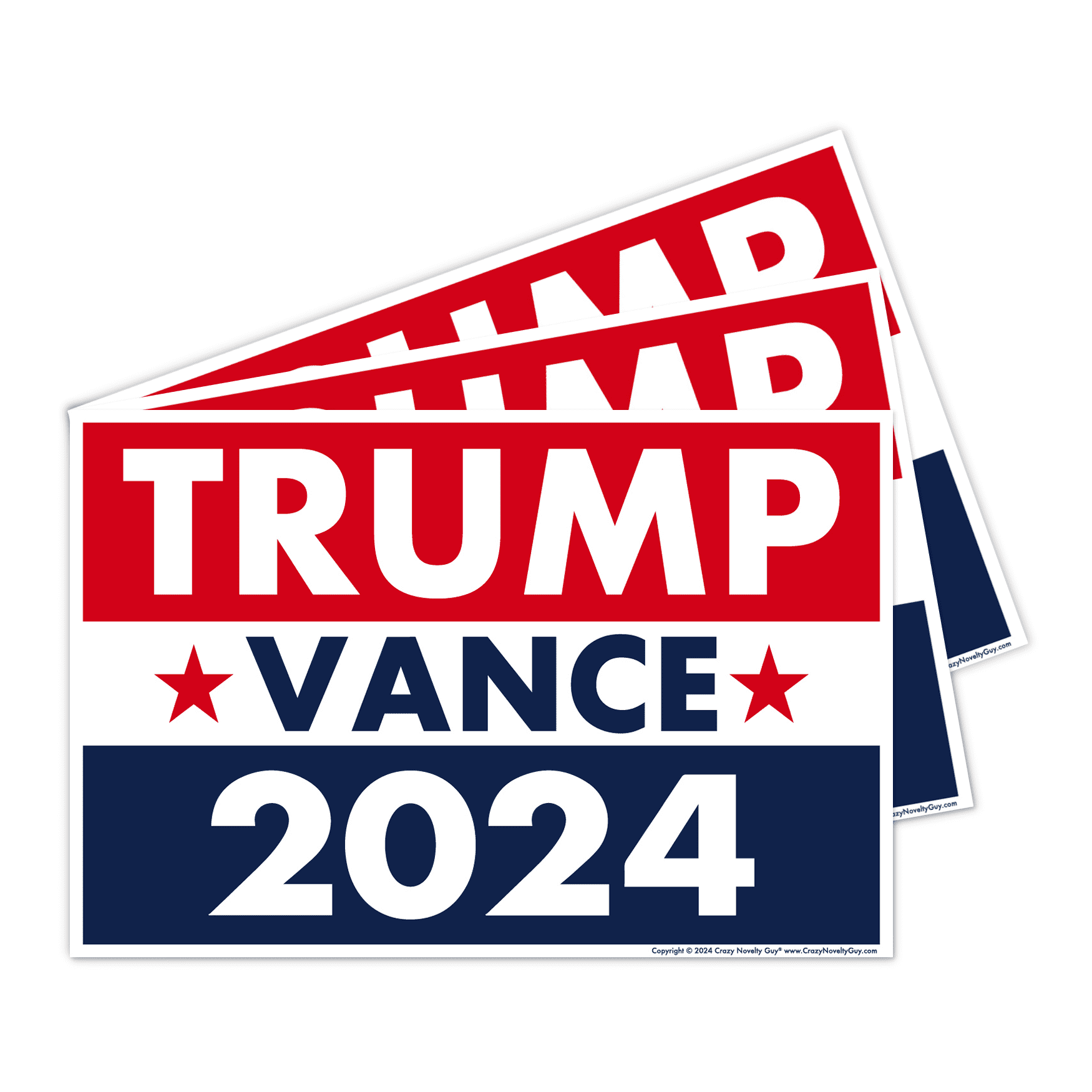 (3-Pack) Trump Vance 2024 Yard Sign, Donald Trump President JD Vance ...