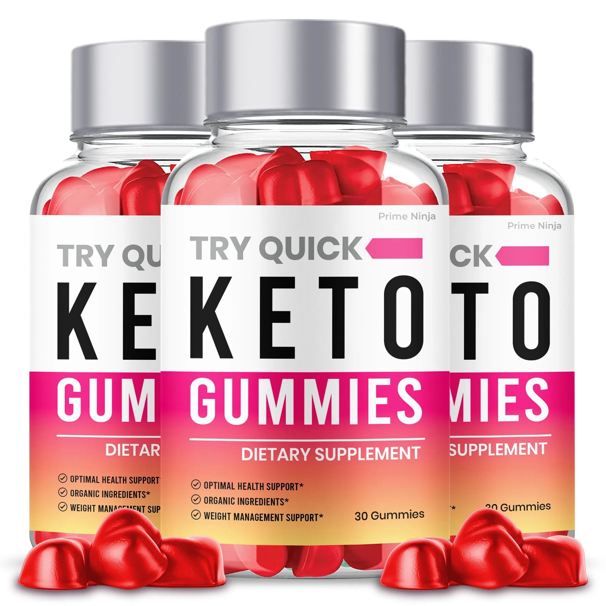 (3 Pack) Try Quick Keto Gummies - Walmart Business Supplies