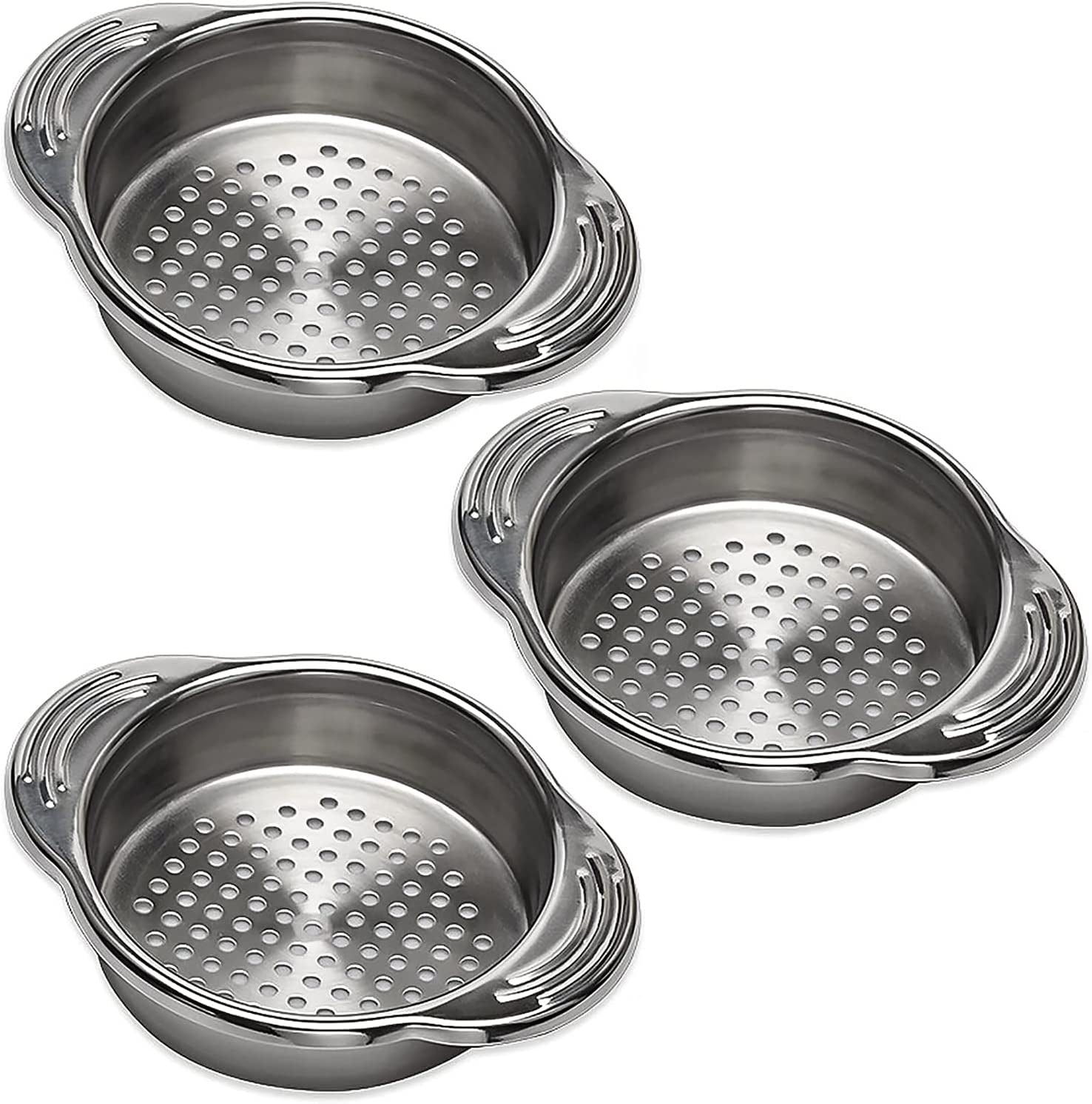 3-Pack Tuna Can Strainer, Stainless Steel Sieve Tuna Strainer Press Can ...