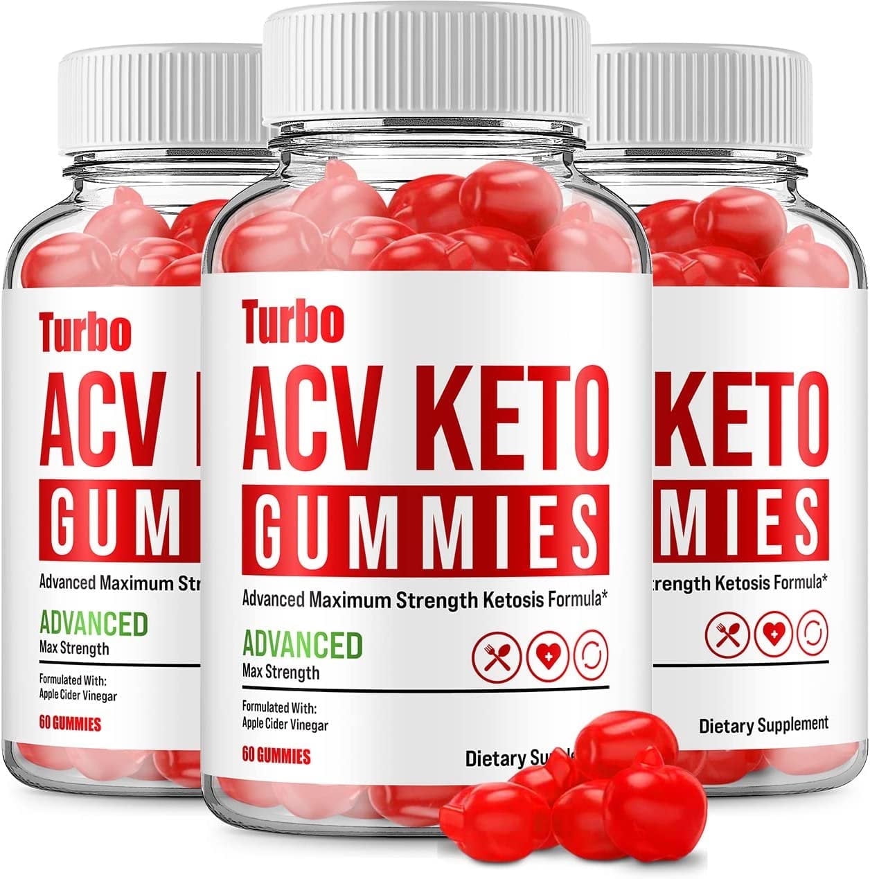 Turbo Keto ACV Gummies: Advanced Formula with B12, Beet Juice, Dietary ...