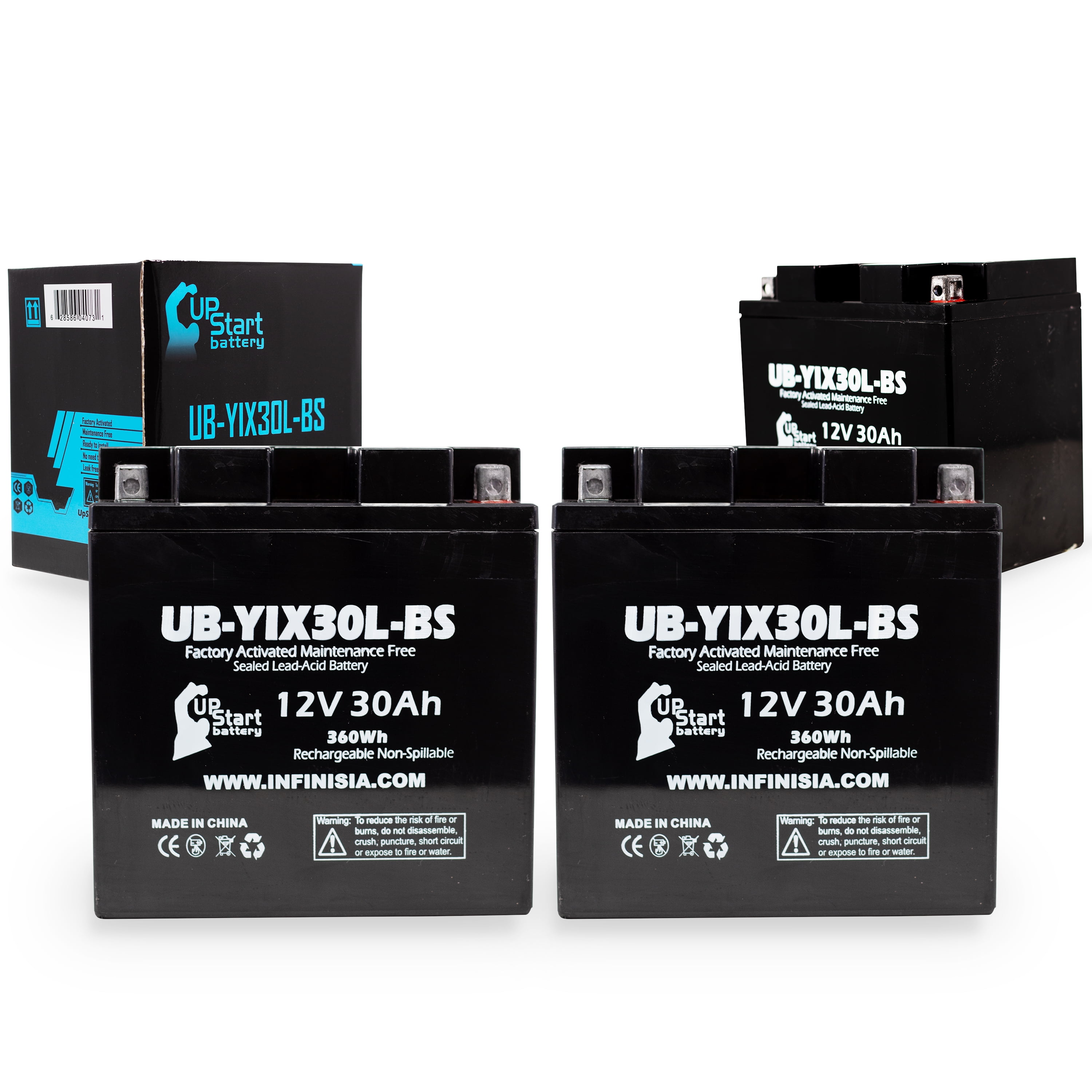 3-Pack UB-YIX30L-BS Battery Replacement for 1980 BMW R100CS 1000 CC ...