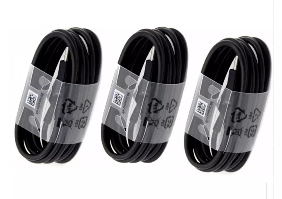 3-Pack USB Type C Fast Charging Cable For Galaxy S9 S10 Plus Note 8 9 ...