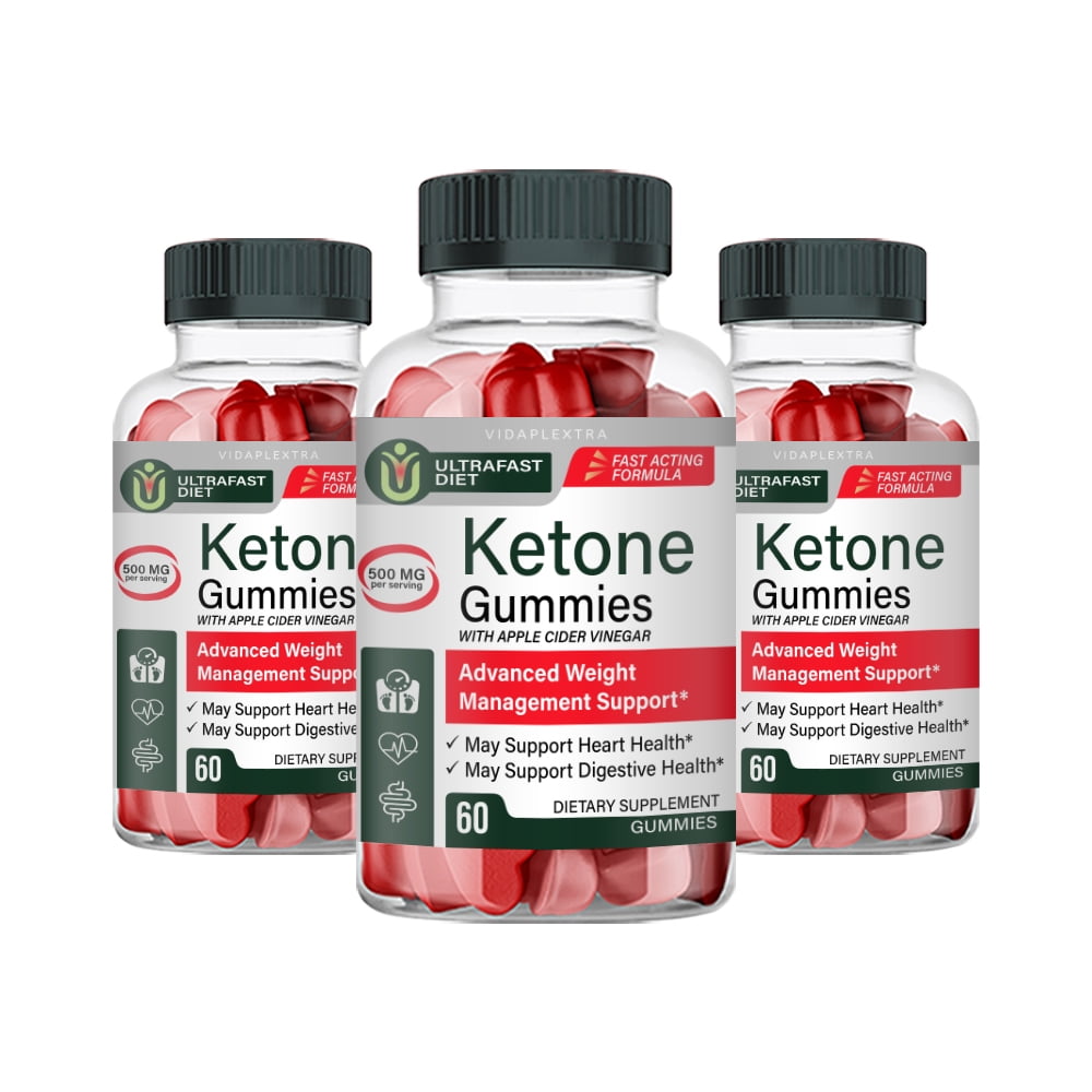(3 Pack) Ultra Fast Diet Gummies - Ultra Fast Diet Apple Cider Vinegar ...