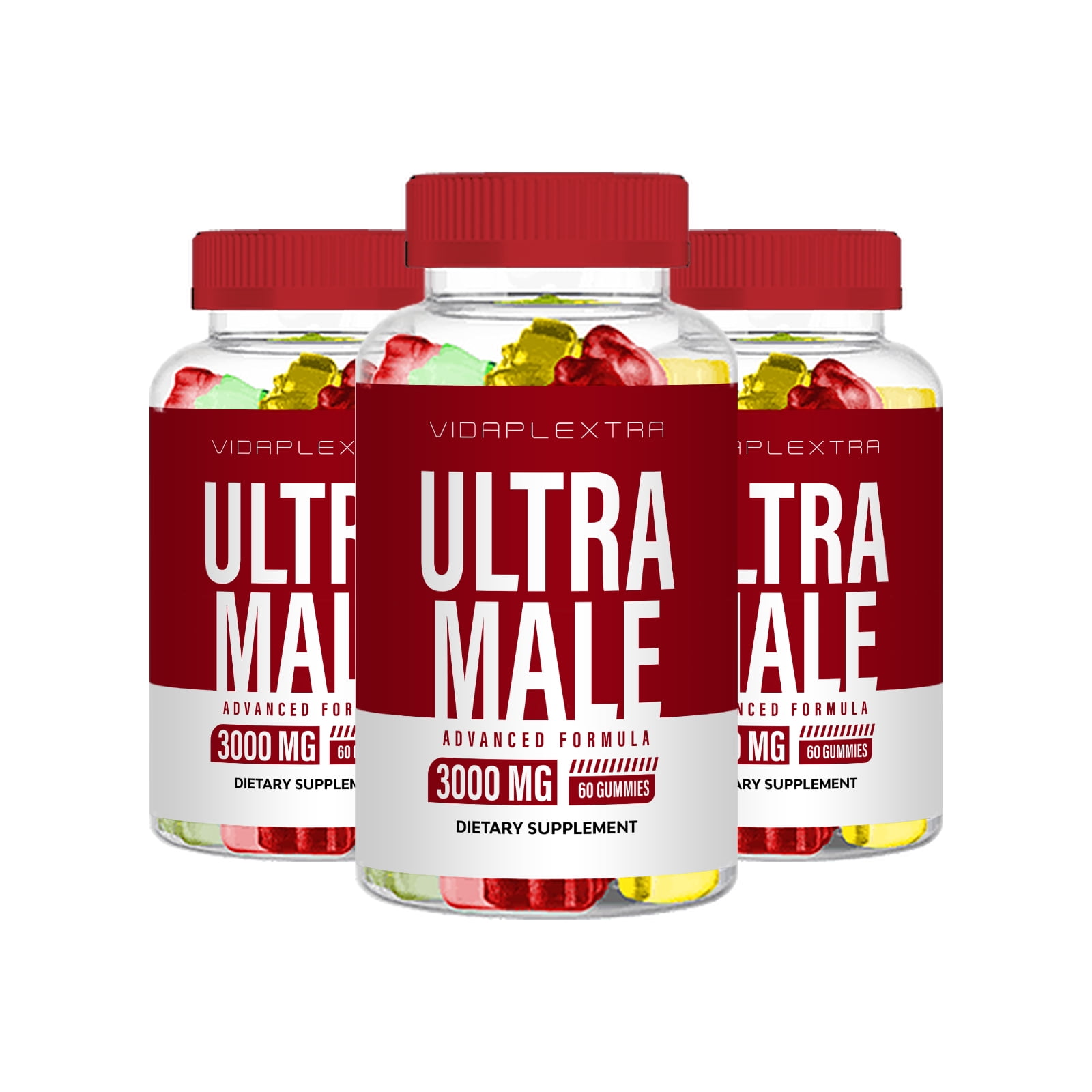 (3 Pack) Ultra Male Gummies - Ultra Male Gummies - Walmart.com