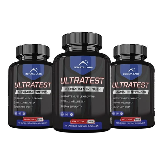 (3 Pack) UltraTest Advanced Formula, UltraTest Pills, UltraTest Dietary ...