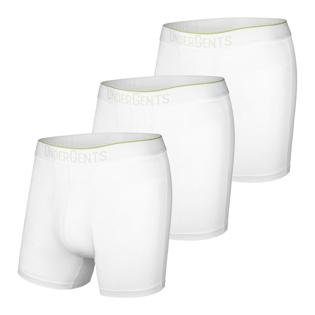 3-Pack UnderGents Men's 4.5" Boxer Brief (Flyless) Underwear: Ultra ...