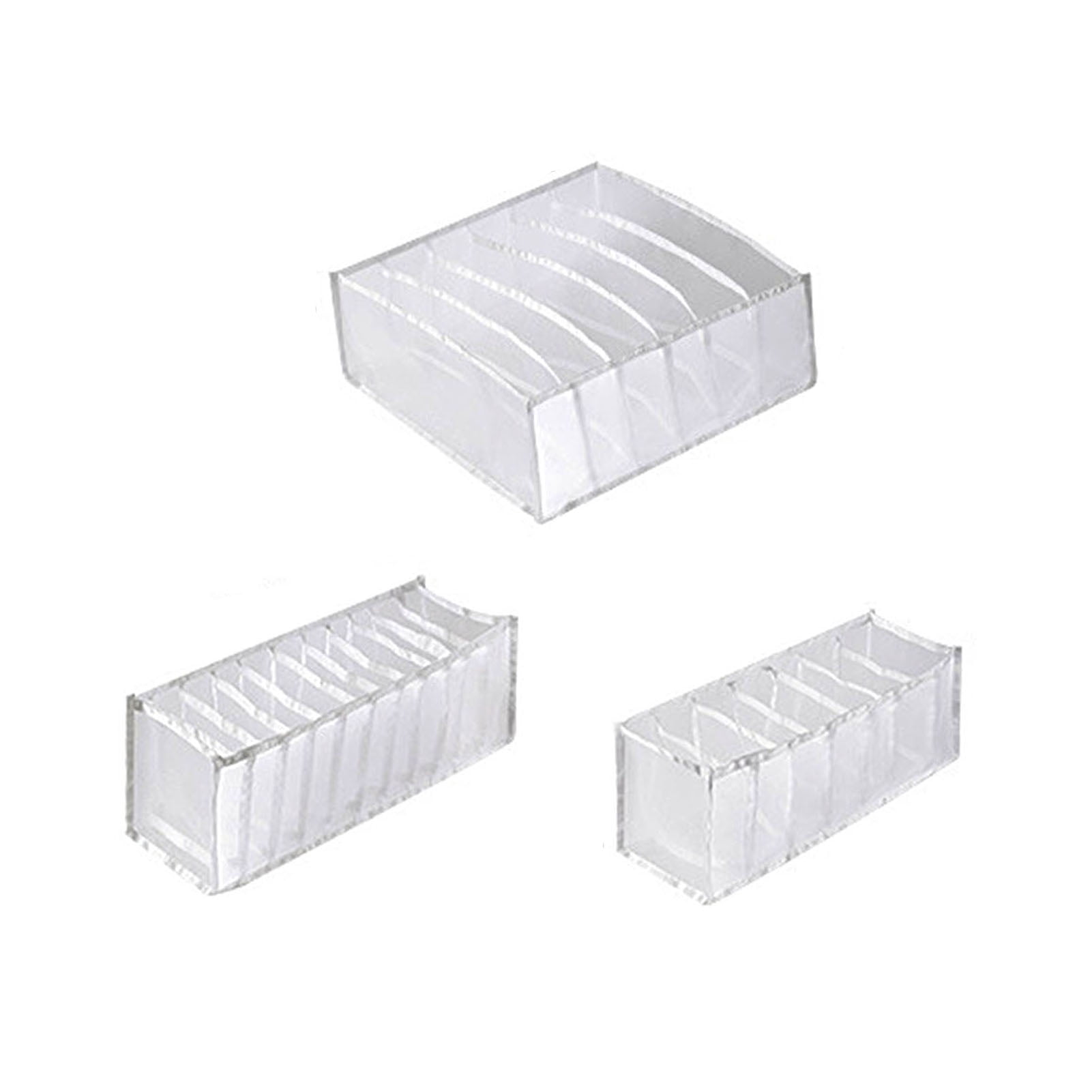 3 Pack Underwear Drawer Organizer Divider Set, Foldable Underwear ...