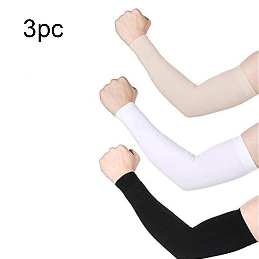 3 - Pack Unisex Sun Protection Arm Cooling Sleeves with UPF 50 ...