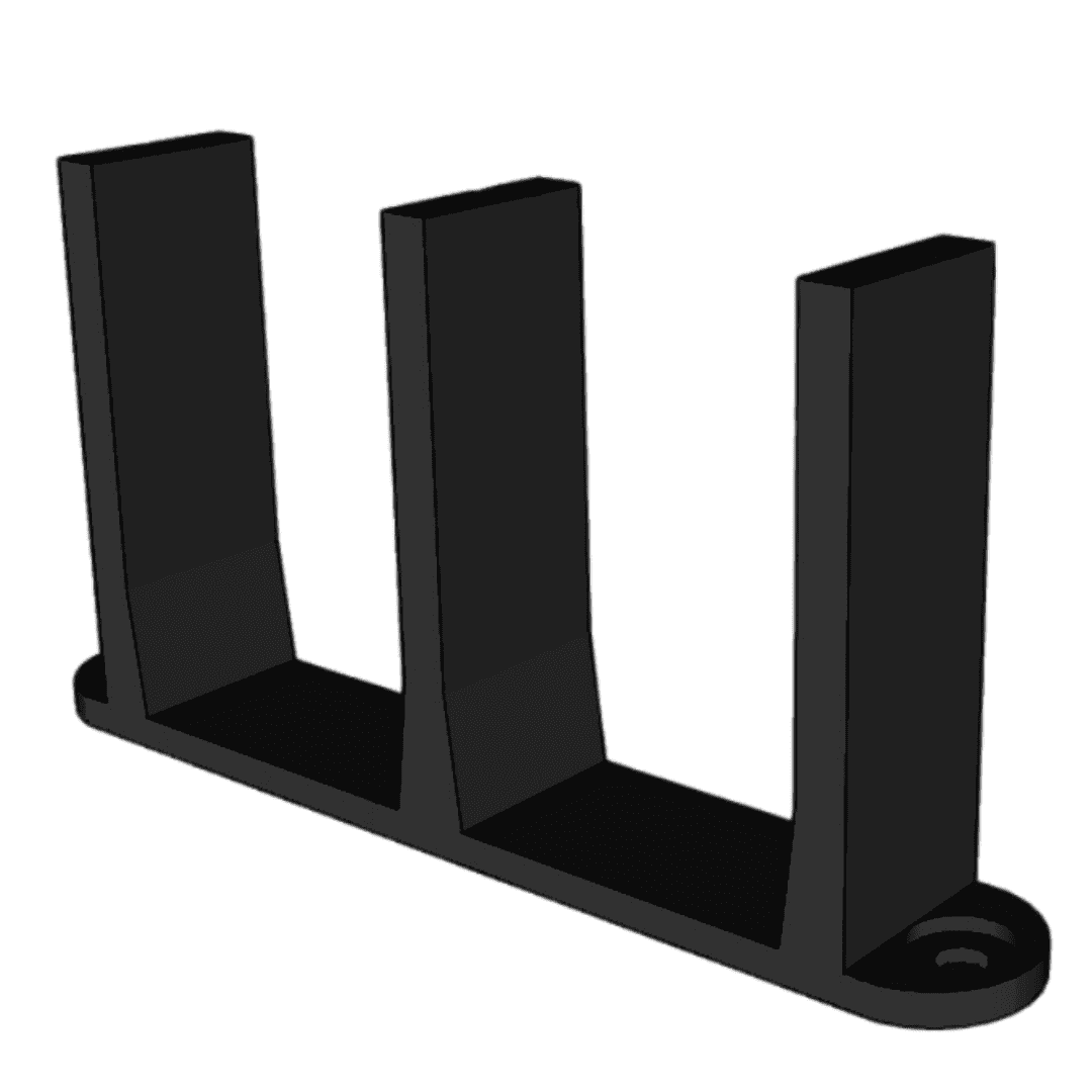 3-Pack - Universal Sliding Closet Door Floor Guide Bracket - Grovers ...