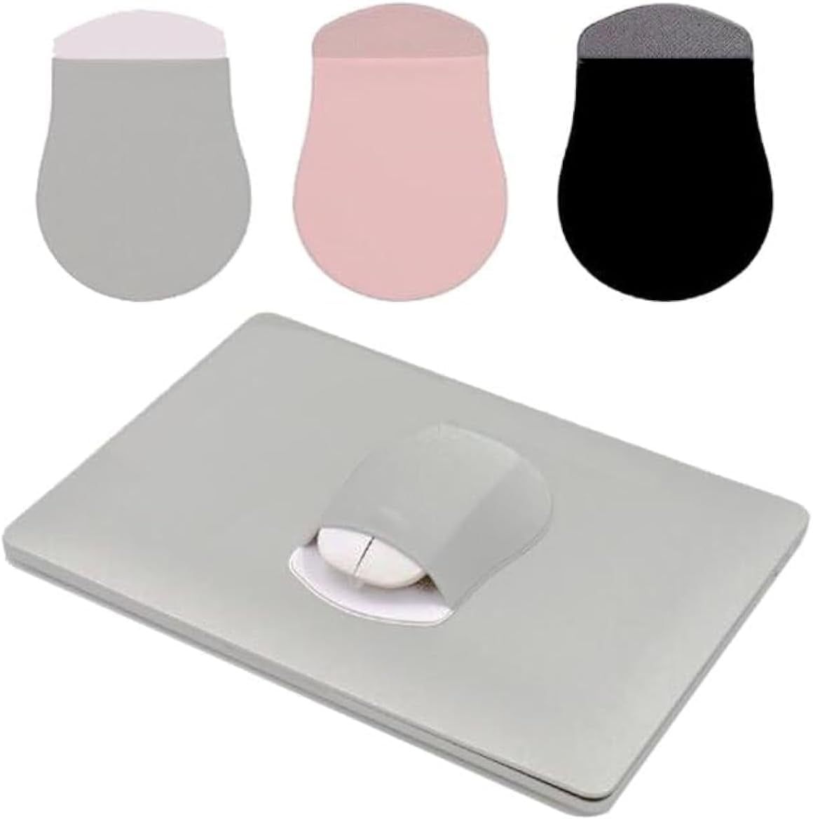 3 Pack Universal Stick-On Mouse Pouch,Slim Mouse Holder,Case for Magic ...