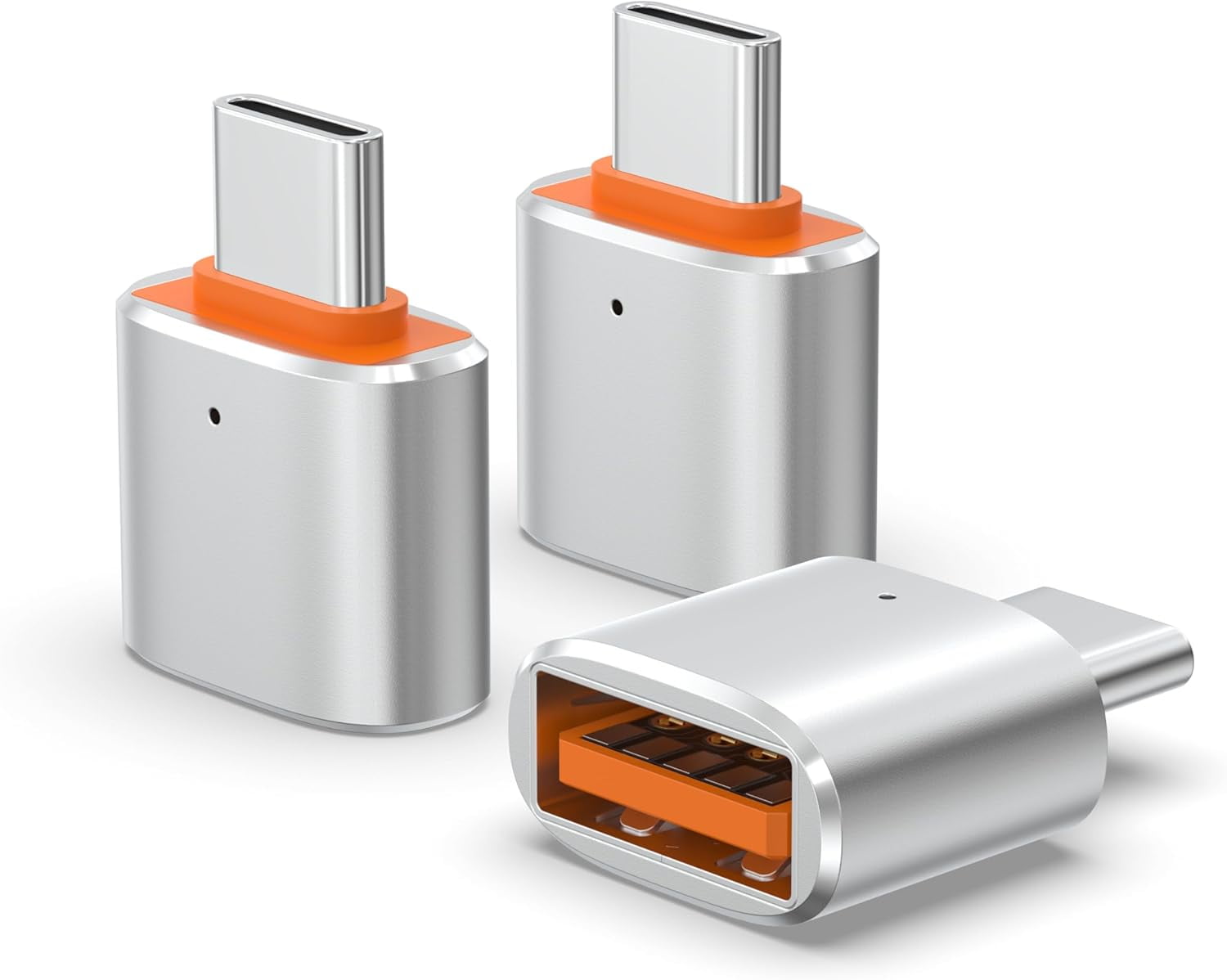 3-Pack Upgraded USB C to USB Adapter, High Speed Data Transfer, USB C ...