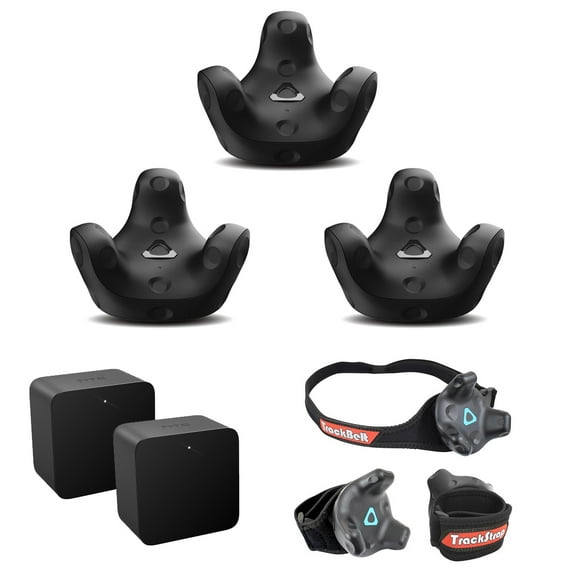 HTC VIVE 3.0 Tracker 3 Pack with Base Station & Full Body VR Tracking ...