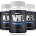 (3 Pack) Vapofil Energy Support, Vapofill Formula Supplement (180 ...