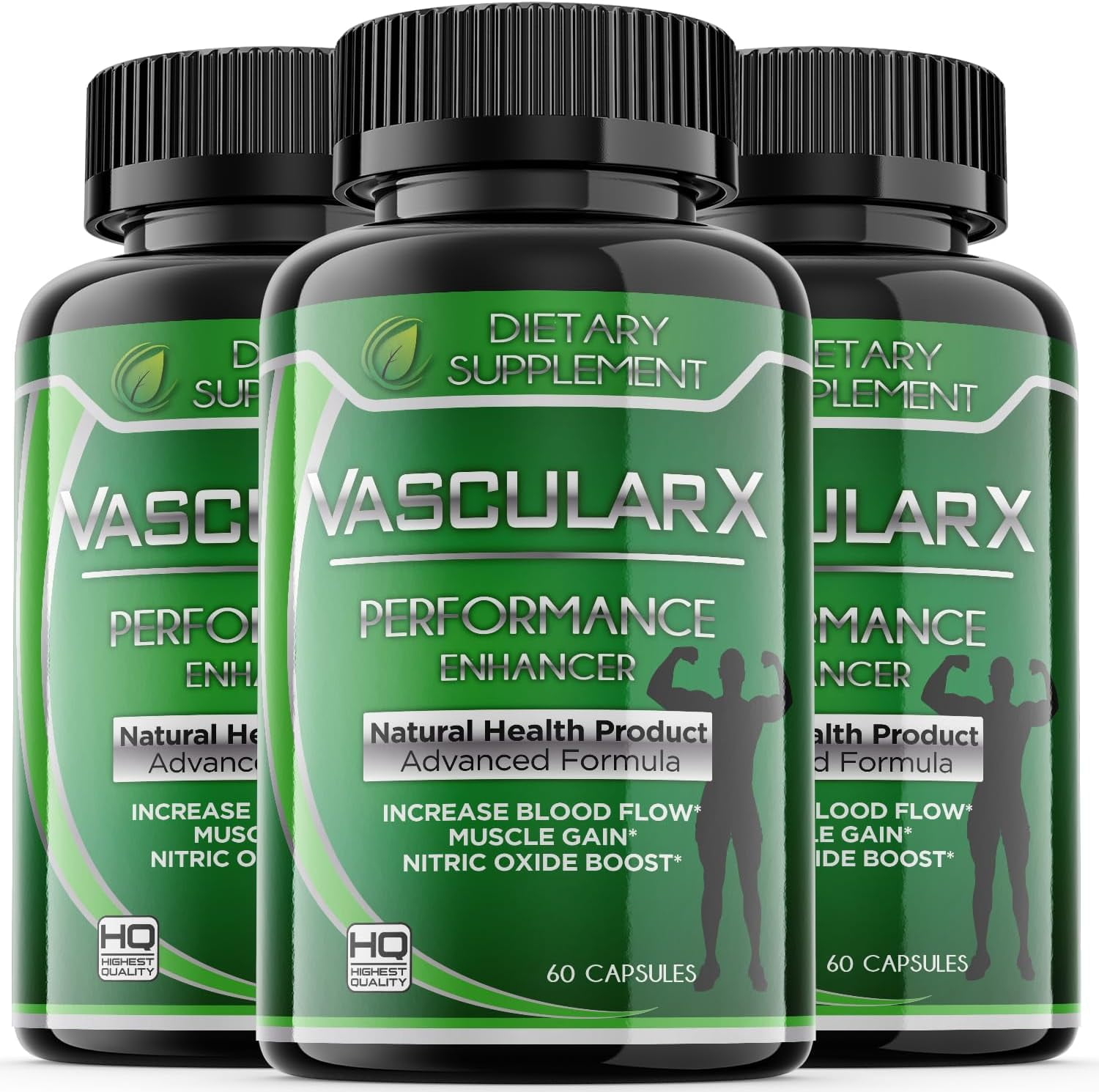 (3 Pack) Vascular X - Dietary Supplement - 180 Capsules - Walmart.com