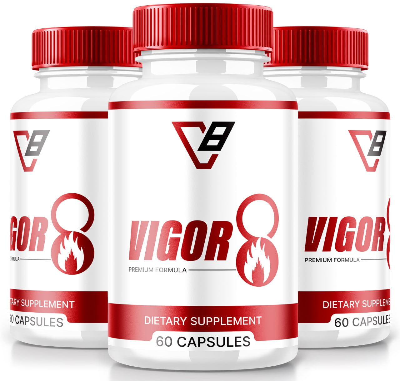 (3 Pack) Vigor 8 Pills, Vigor8 All Natural Dietary Supplement, Vigor8 ...