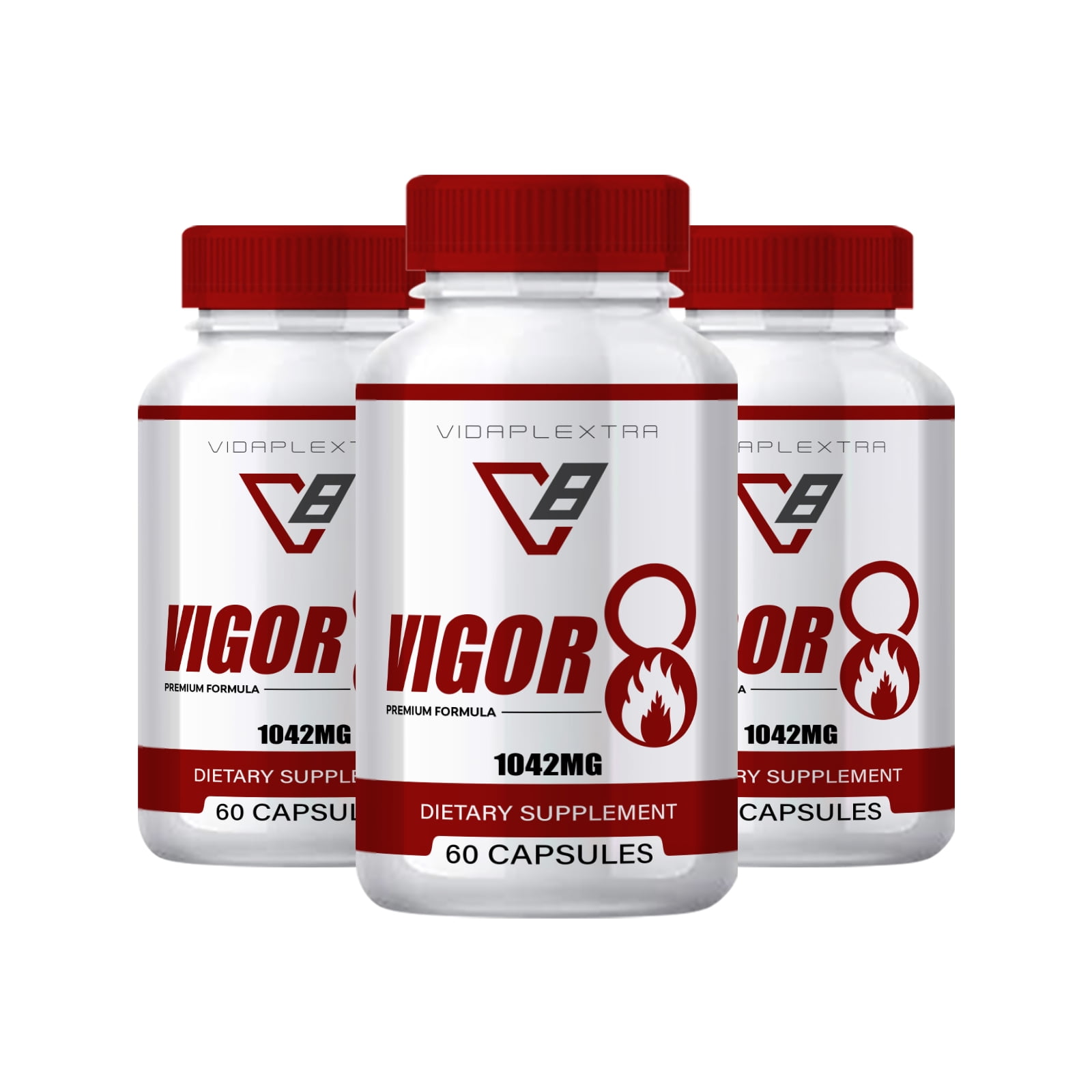 (3 Pack) Vigor 8 - Vigor8 Male Capsules - Walmart.com