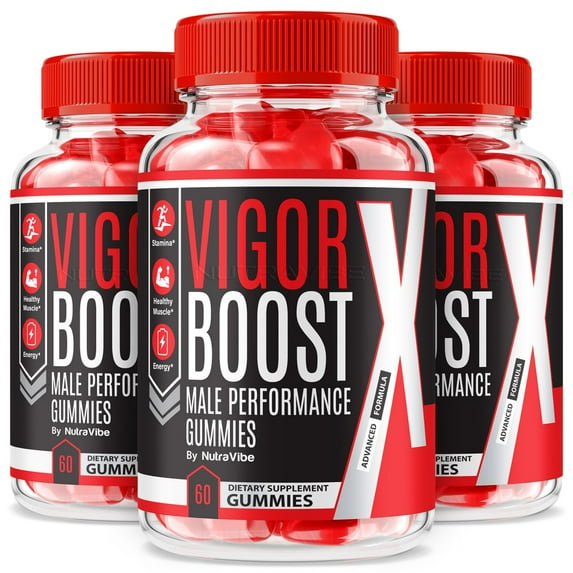 (3 Pack) Vigor Boost X Gummies – Official VigorBoostX All-Natural Gummy ...