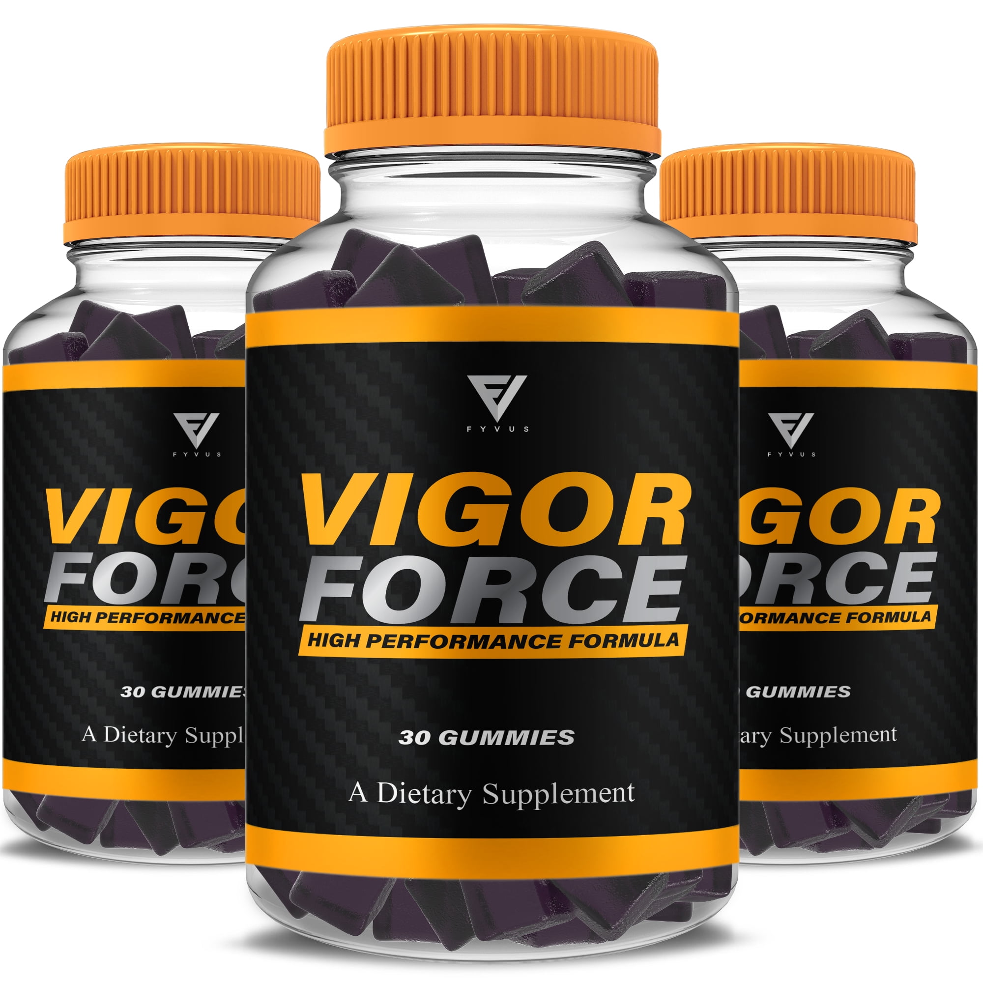 (3 Pack) Vigor Force Gummies, VigorForce Maximum Performance (3 Month ...