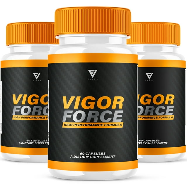 (3 Pack) Vigor Force Supplement for Men VigorForce Max Strength (180 ...