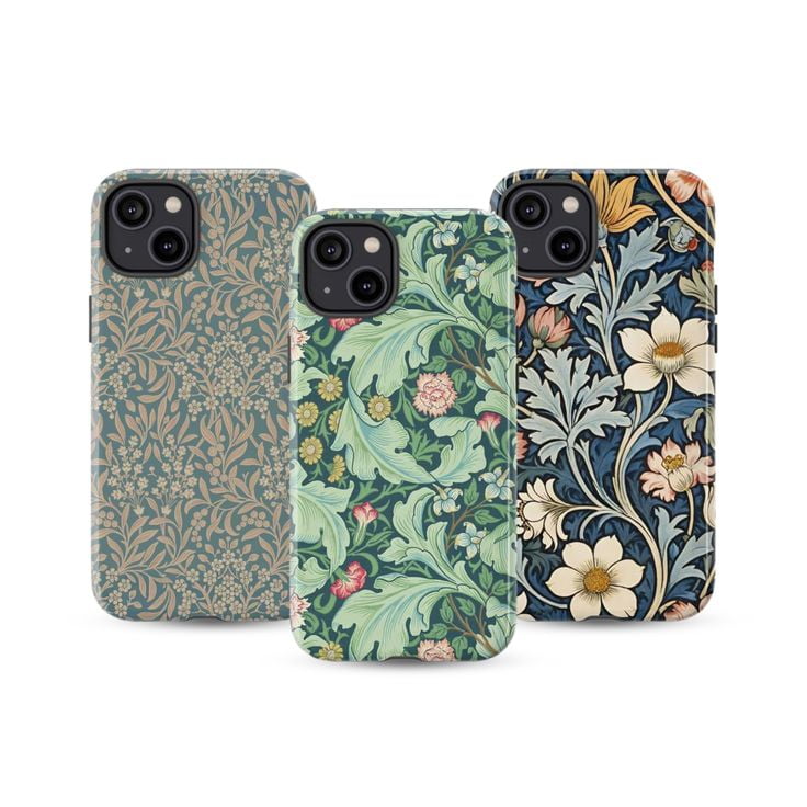 3 Pack Vintage Botanical Phone Case Combo, Classic William Morris ...