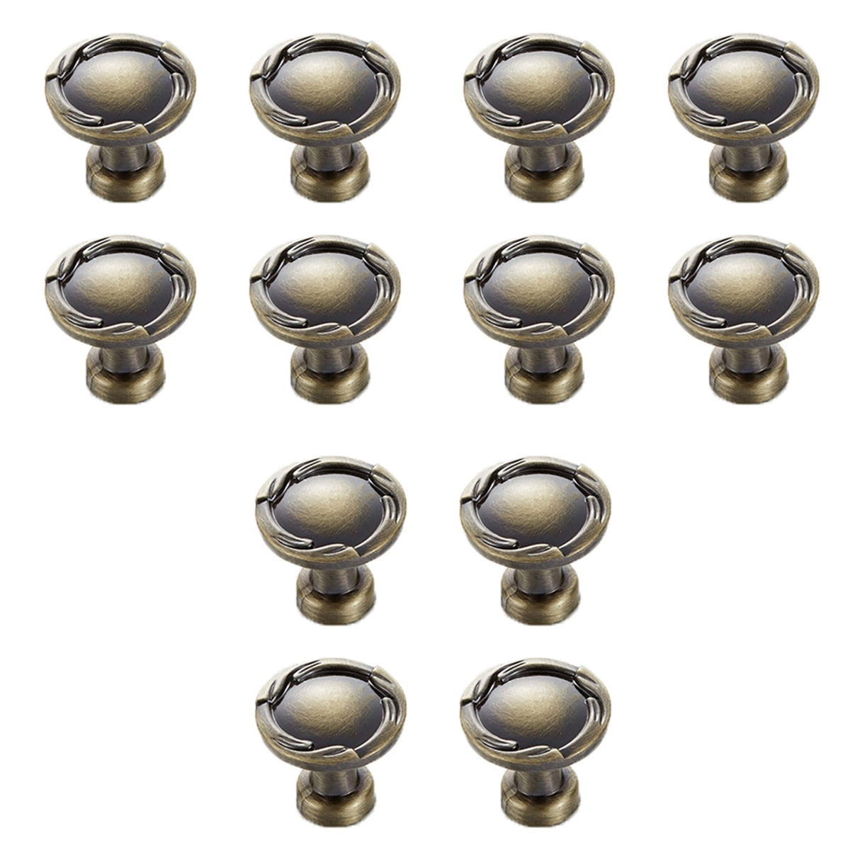 3 Pack Vintage Knobs for Cabinets Bronze Handle Grip - Walmart.com