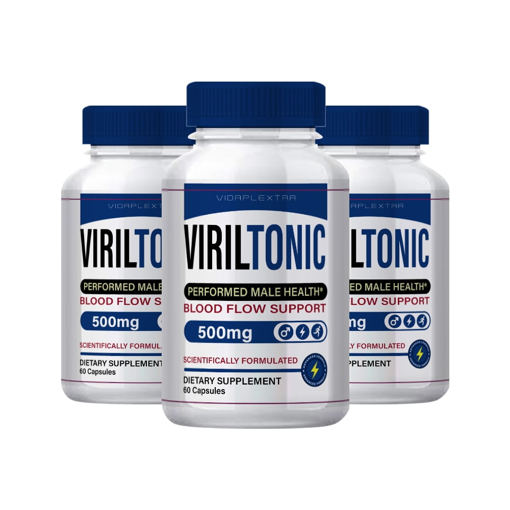 (3 Pack) Viril Tonic Capsules - Viril Tonic Male Capsules - Walmart.com