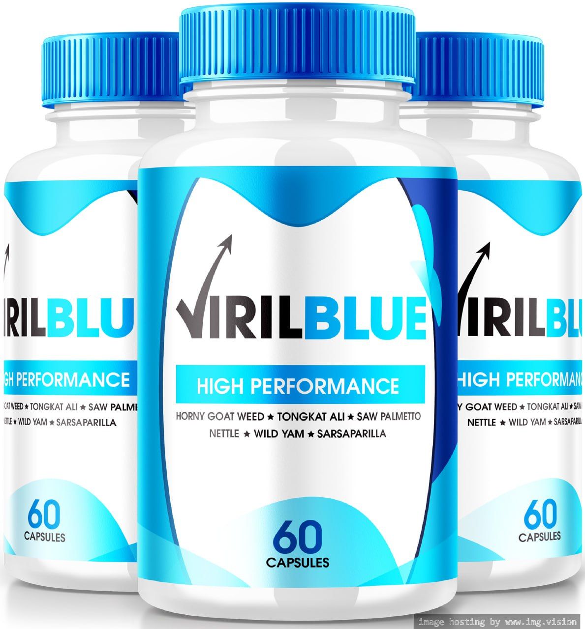 (3 Pack) VirilBlue Pills, Viril Blue ME Natural Formula to Support ...