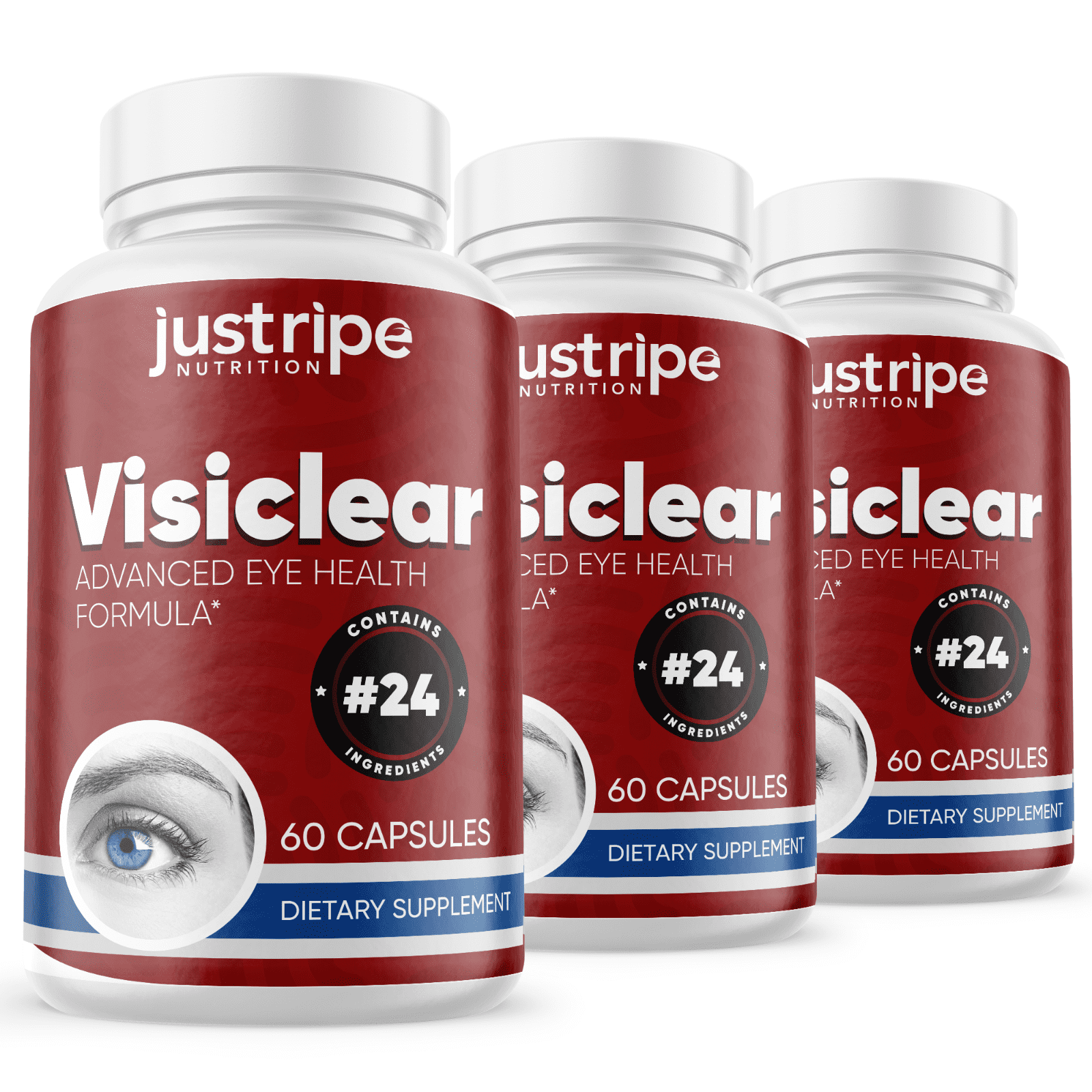 3 Pack VisiClear Advanced Eye Formula for Eyes Supplement Formula ...