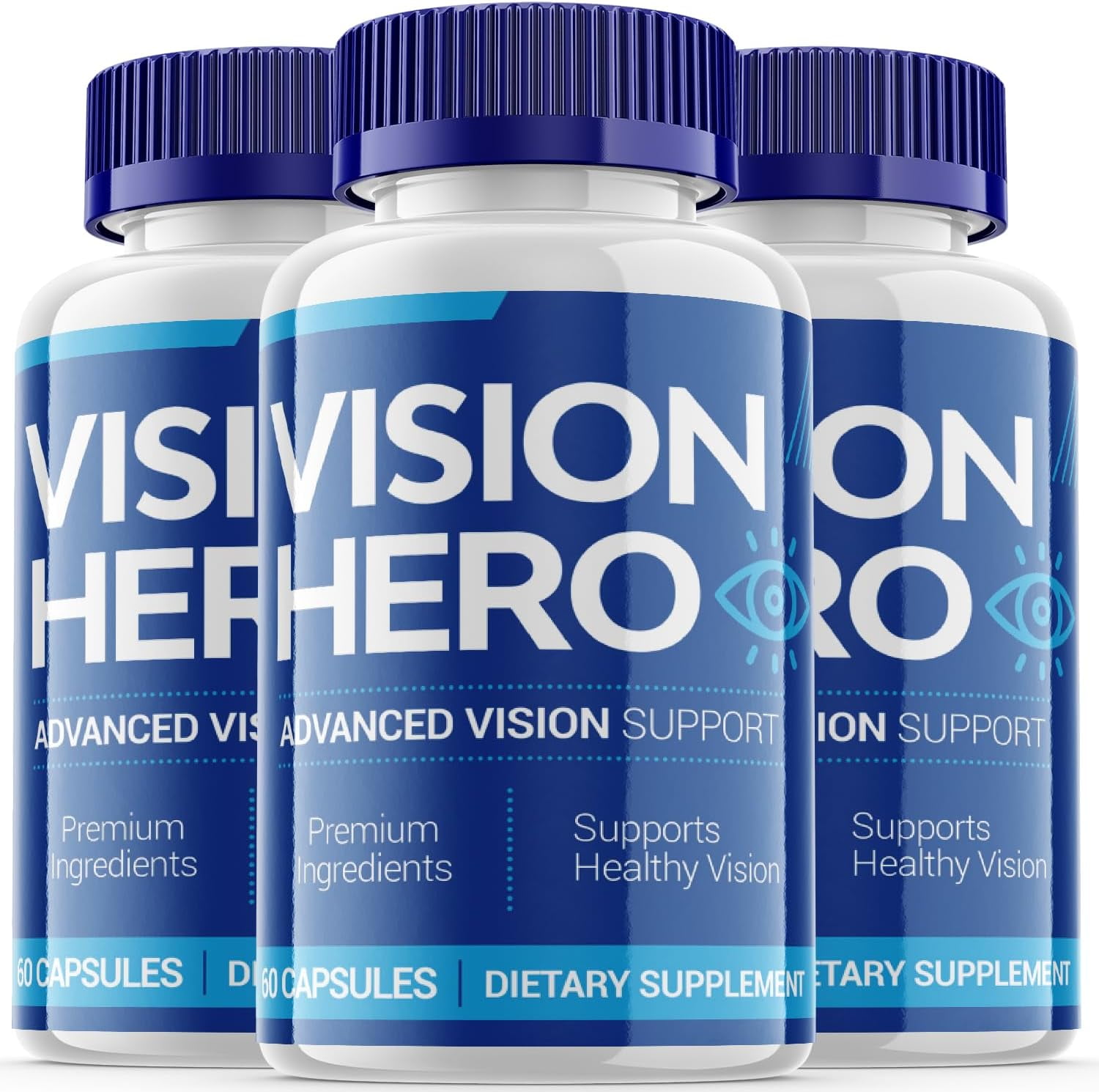 S.O LABS Vision Hero 3 Pack Dietary Supplement Supports Healthy Eyes ...