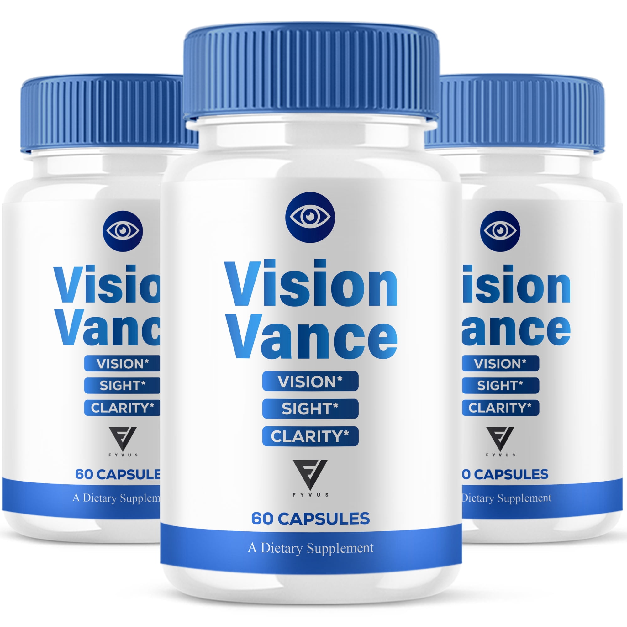 (3 Pack) Vision Vance Capsules, Vision Vans Eye Care Supplement (180 ...