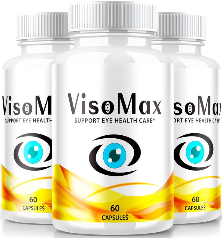 (3 Pack) Visomax Eye Capsules, Eye Health Support Formula, All Natural ...