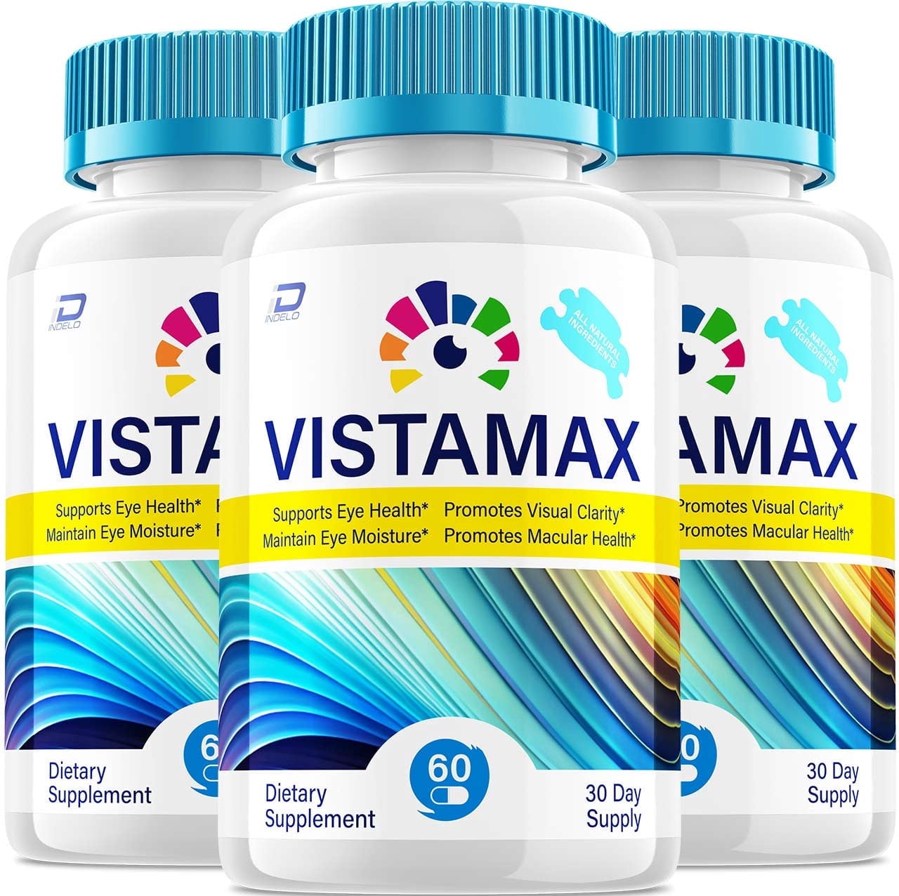 (3 Pack) Vista Max Plus Eye Support Supplement – VistaMax Capsules, Eye ...