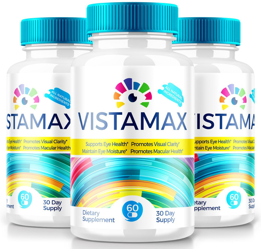 (3 Pack) Vistamax Capsules, All-Natural & Healthy Eye Care, Premium ...