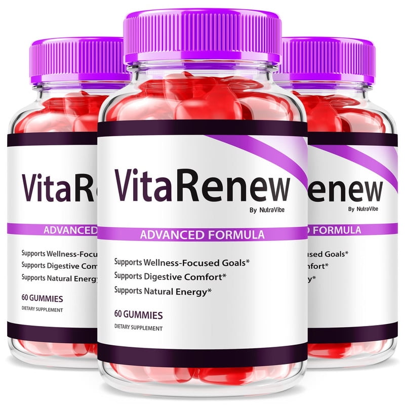 (3 Pack) VitaRenew Gummies – Daily Formula with Original Blend to ...