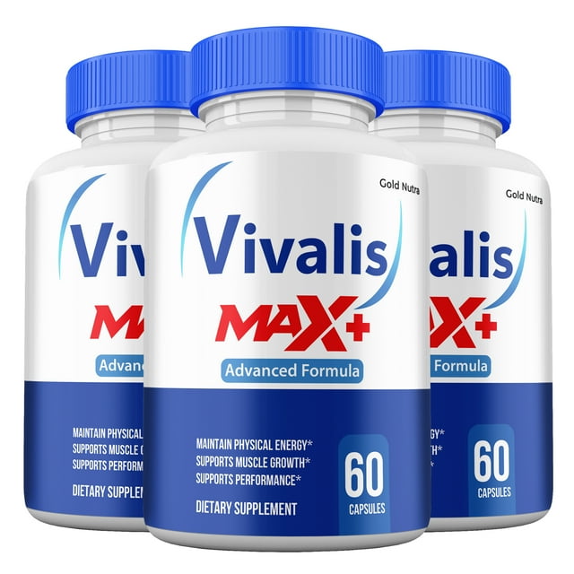 (3 Pack) Vivalis Max+ Capsules, Vivalis Max+ Pills Higher Potency ...