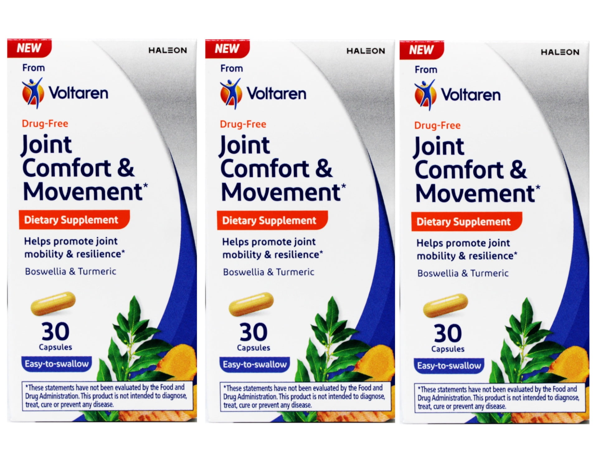 3 Pack - Voltaren Joint Comfort and Movement Dietary Supplement from ...