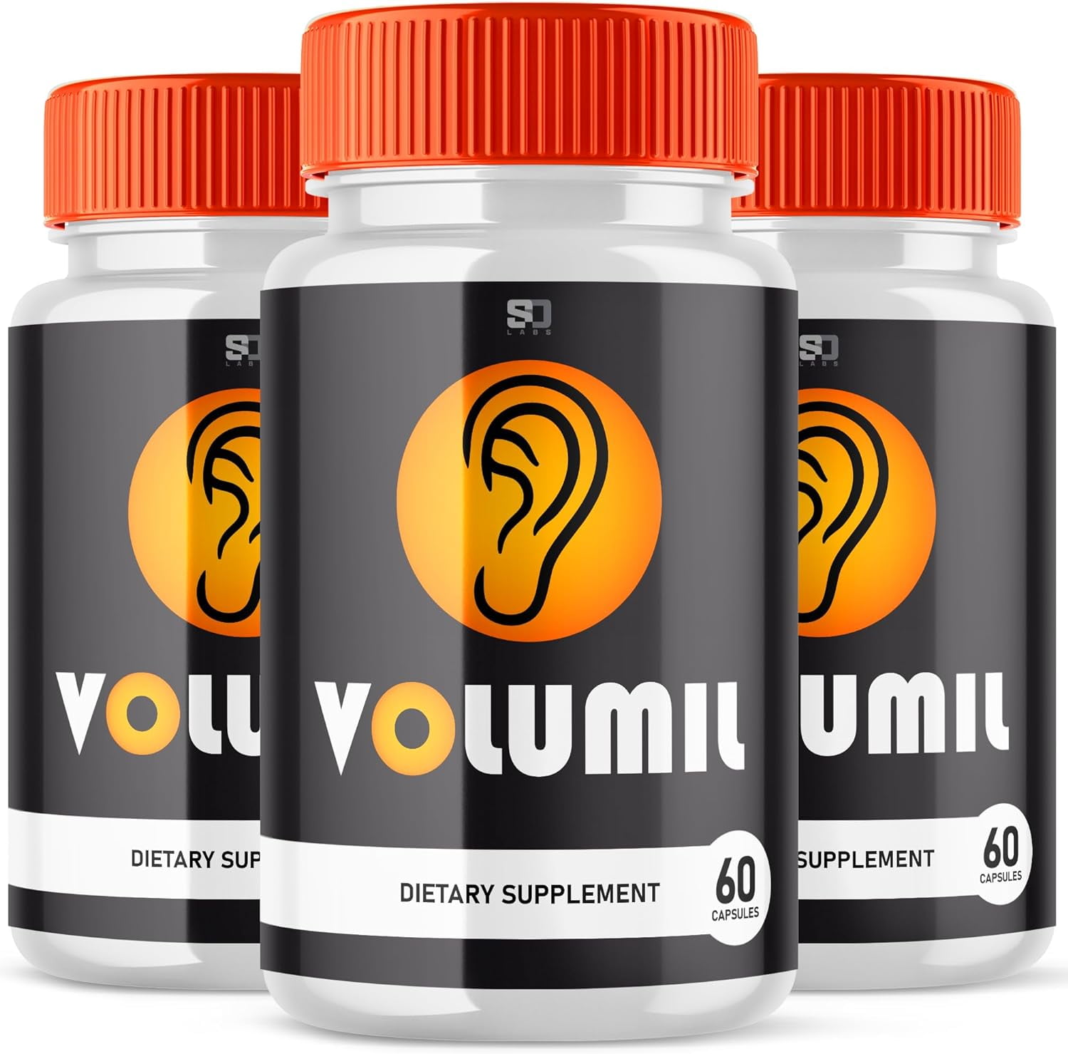 (3 Pack)Volumil Tinnitus Supplement for Ringing Ears, Hearing Support for Tinnitus Relief ...
