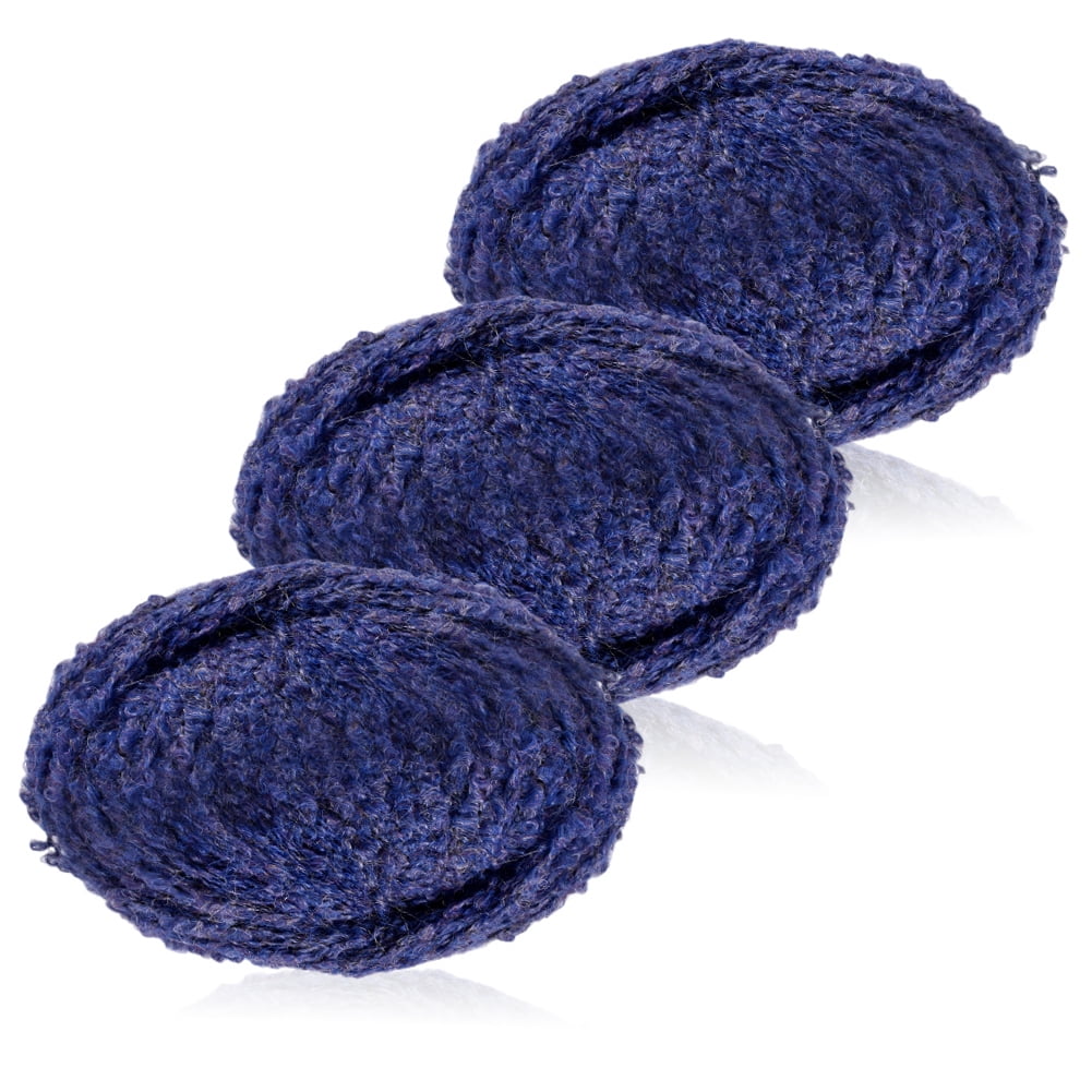 3-Pack Warm Colored Looped Yarn Gentle Polyester Hand Crochet Yarn for ...