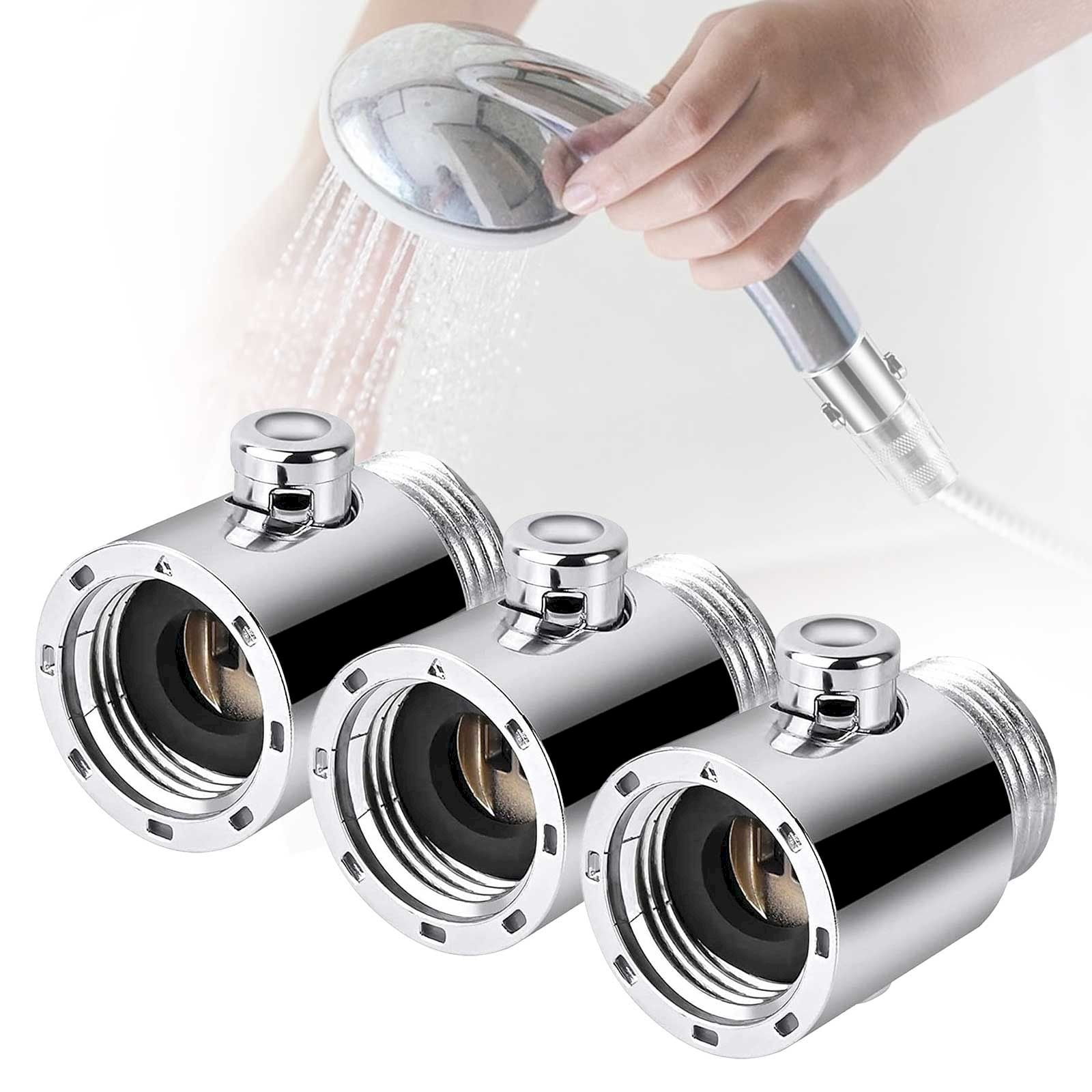 3 Pack Water Restrictor Shut Off Valve, Rustproof Handheld Shower Water ...