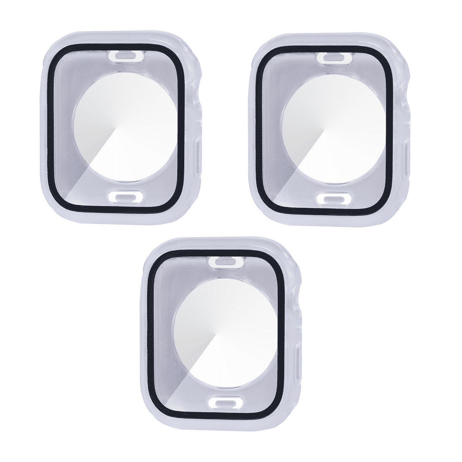 3 Pack Waterproof Apple Watch Case for Series 8 & 7 Screen Protector ...