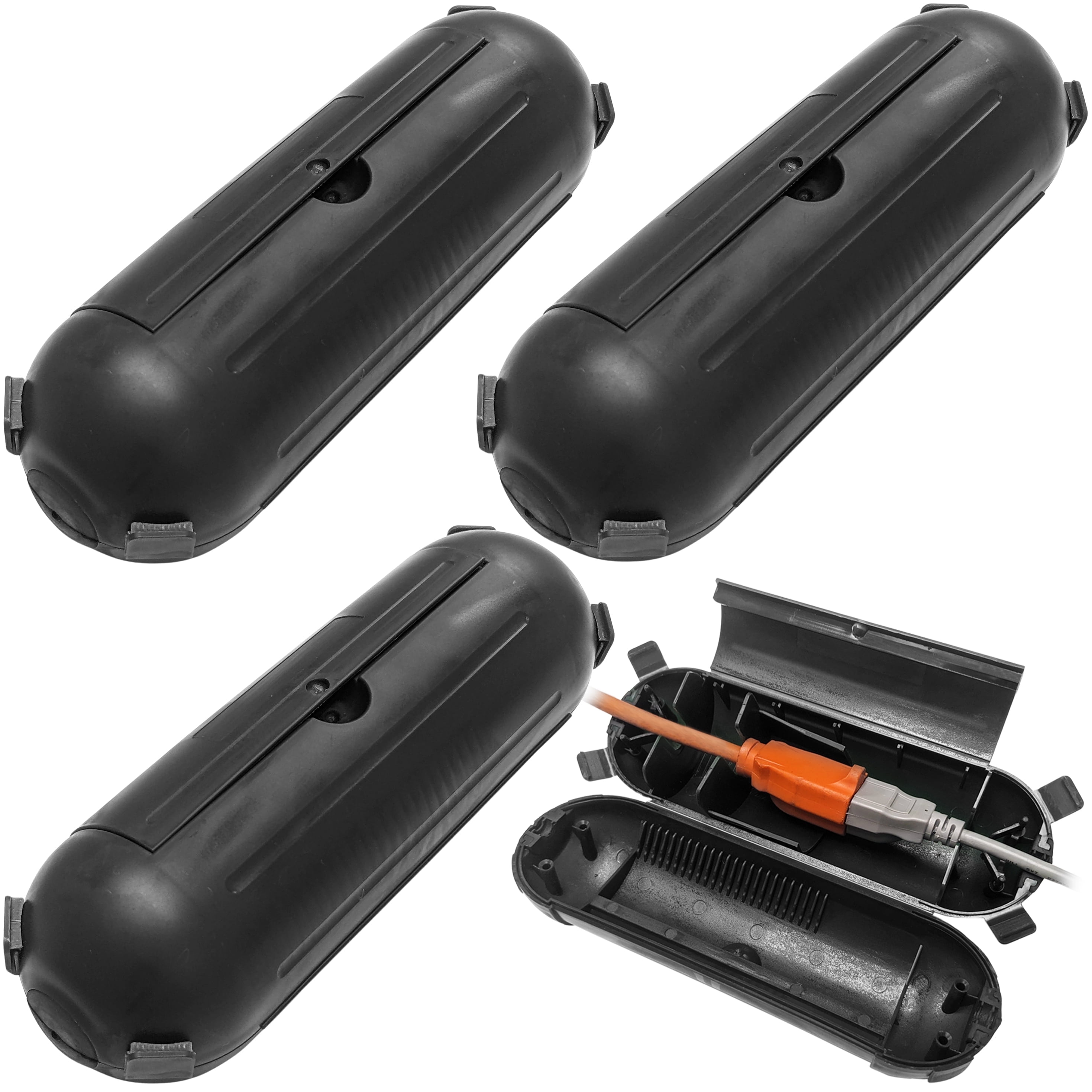3 Pack Weatherproof Electrical Extension Cord Cover, Splashproof ...