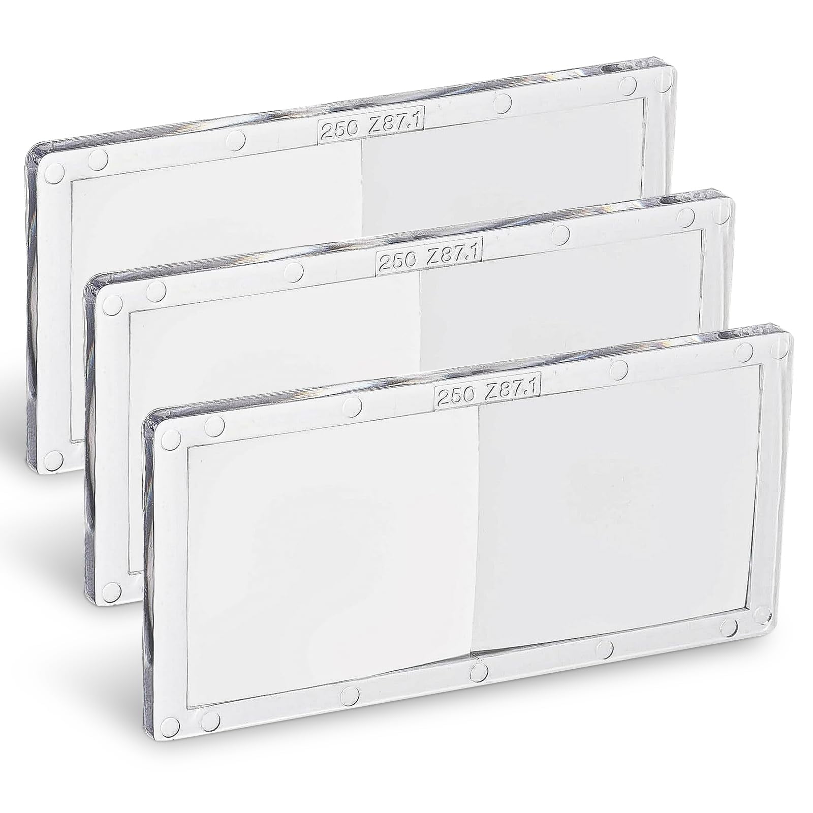 3/Pack Welding Helmet Magnifying Lens 2.0/2.5/3.0 Diopter Eye-Protecting Welder Accessories ...